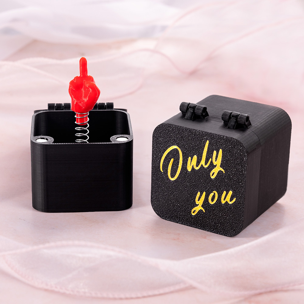 Personalized Funny Middle Finger Pops Mischief Box with Text Valentine ...