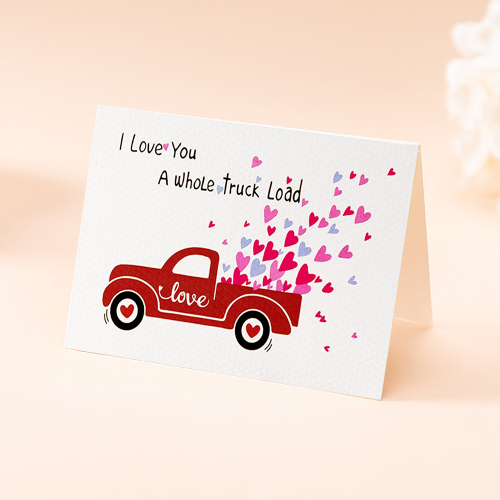 Biglietto "Ti amo un camion pieno di felicità" ogni giorno - CALLIE