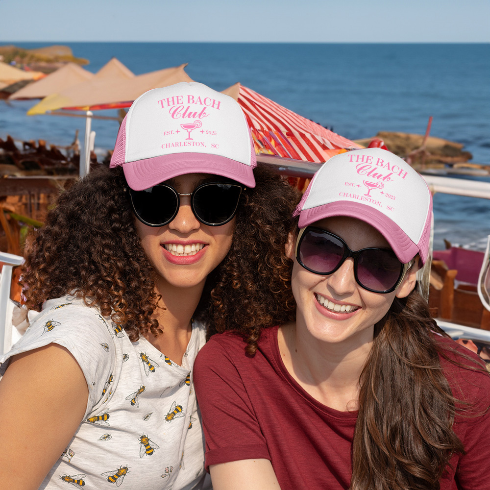 Personalized The Bach Club Breathable Mesh Hat Baseball Cap with Year ...