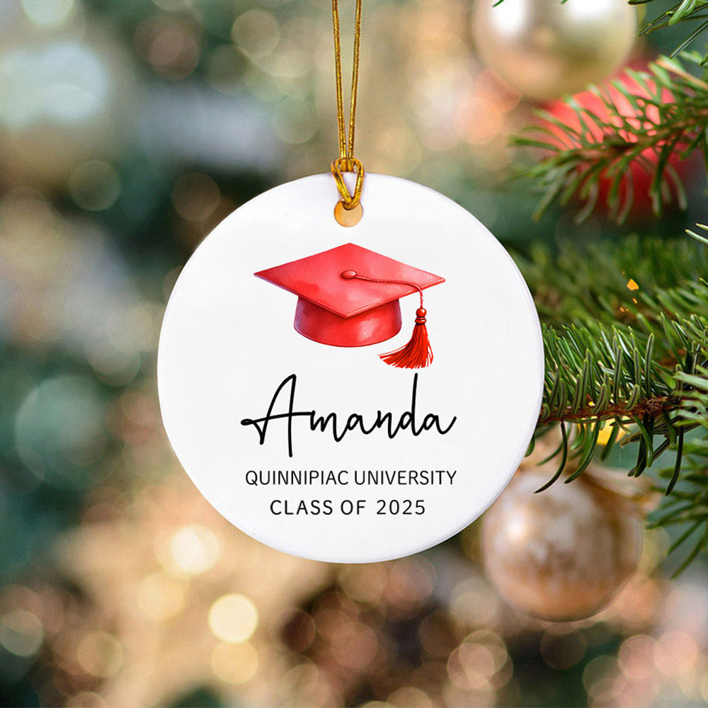 Personalized Graduation Cap Ornament with Name Tree Decor Class of 2025 ...