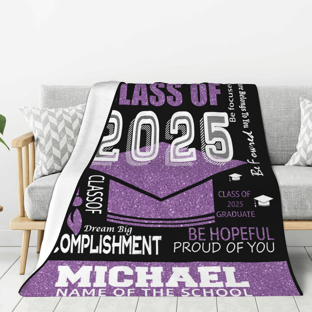 Personalized Multicolor Class of 2025 Bachelor Cap Soft Graduation ...