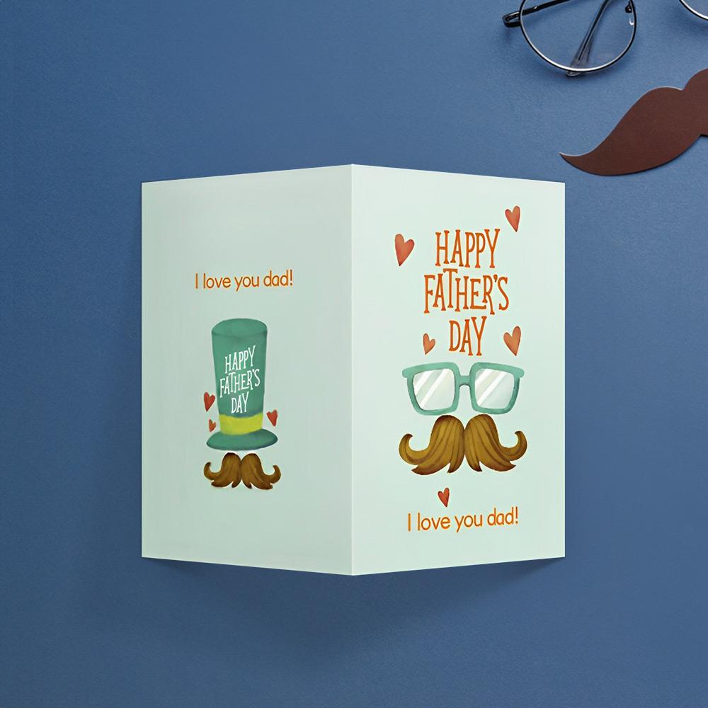 Jag älskar dig pappa Fars dag-kort - CALLIE