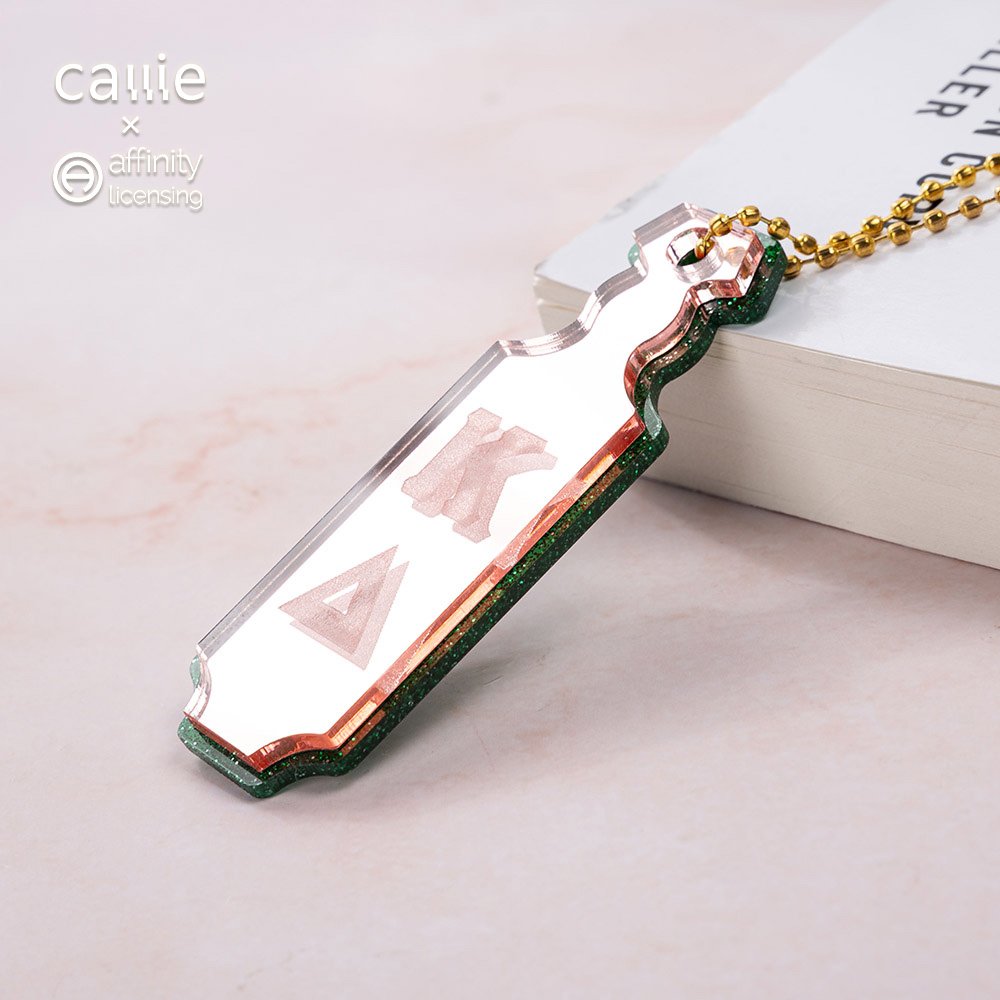 Personalized Greek Paddle Mirror Acrylic Keychain Fraternity Sorority ...