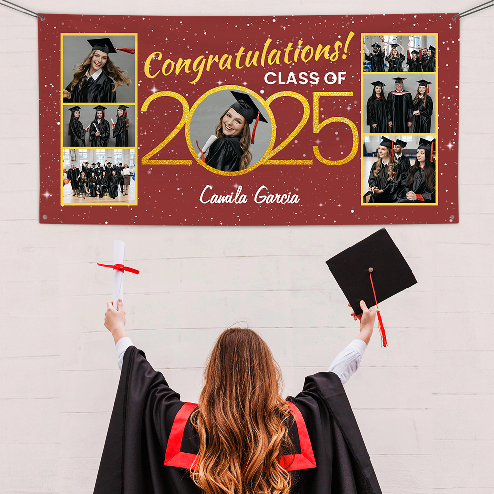 Personalized Congratulations Class of 2025 Graduate Photo Collages ...