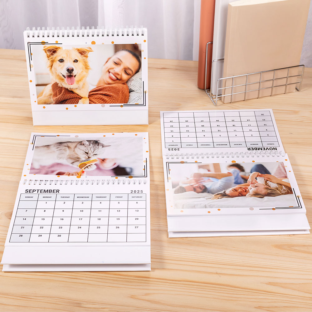 Personalized Family Pet 12 Photos 2025 Calendar with Name Anniversary ...