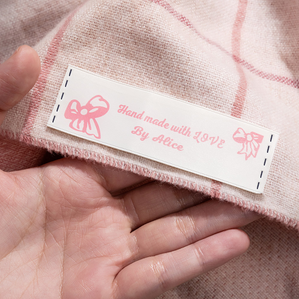 Personalized Cute Bear Butterfly Bow Sewing Labels Name Tags Set of 25 ...