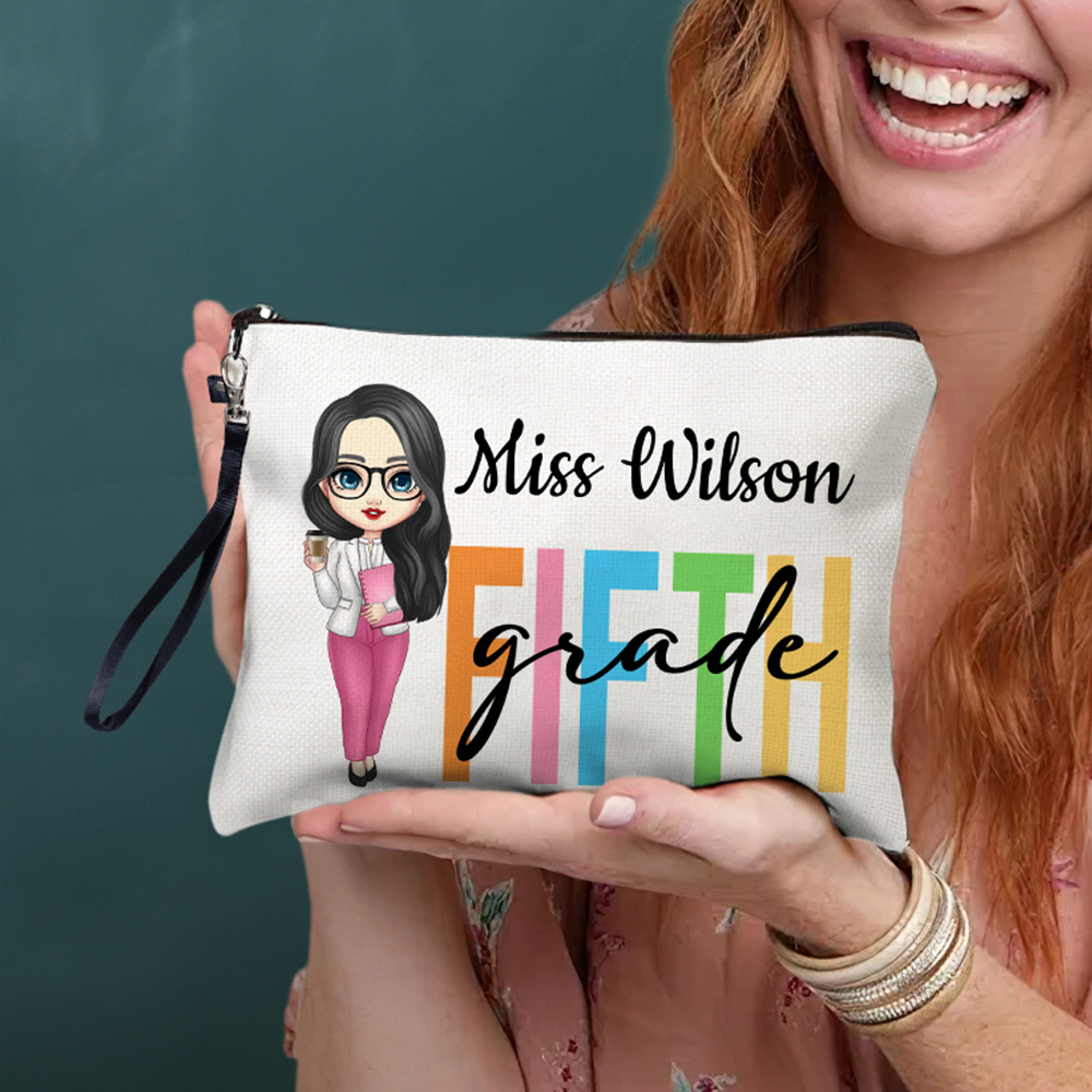 Personalized Different Grades Cartoon Character Cosmetic Bag with Name ...