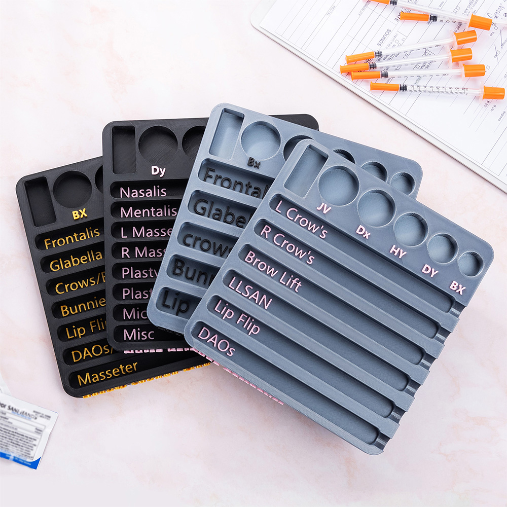 Personalized Marking Multi-groove Syringe Organizer Tray Portable ...