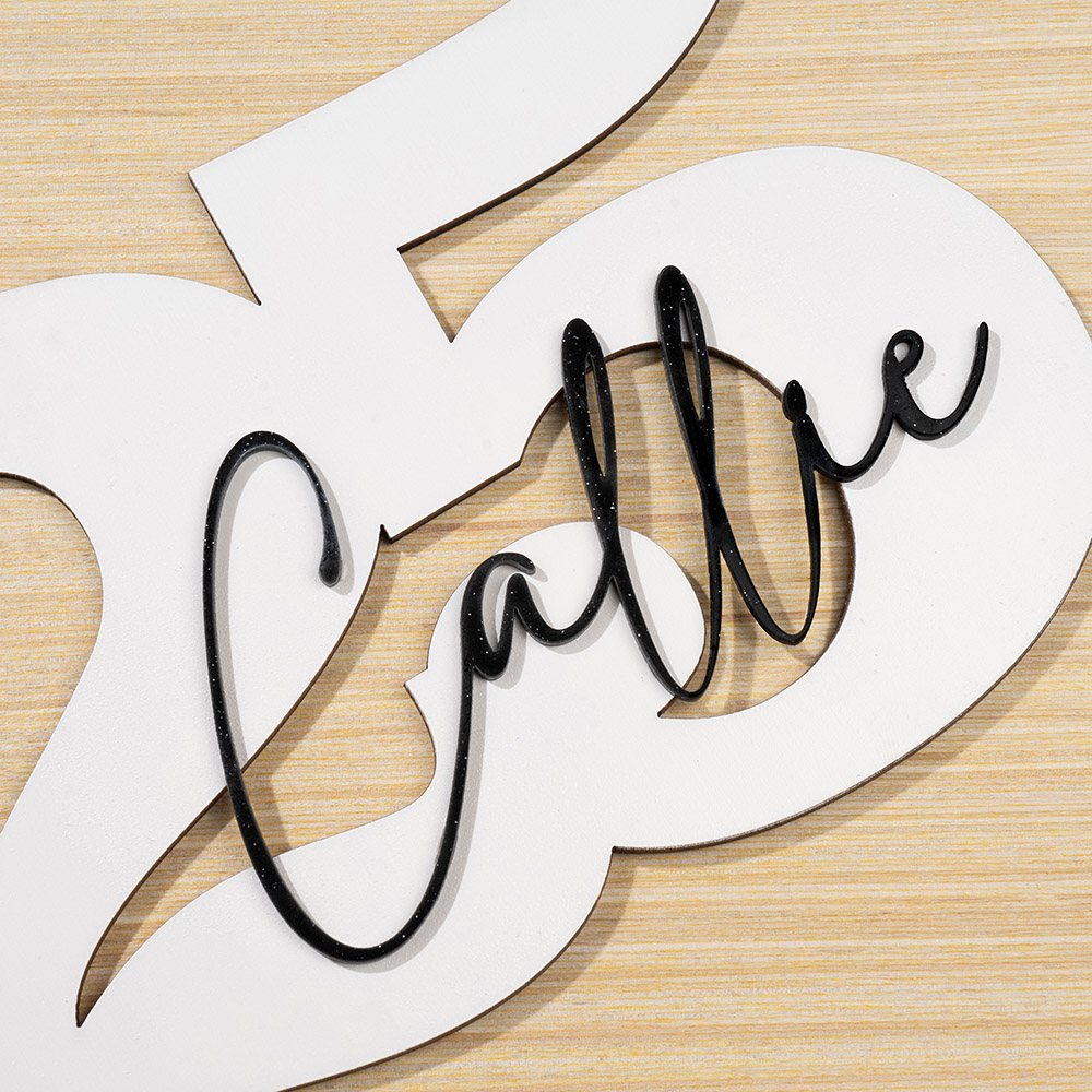 Personalized Class of 2025 Wood Name Sign Graduation Party Decor Photo ...