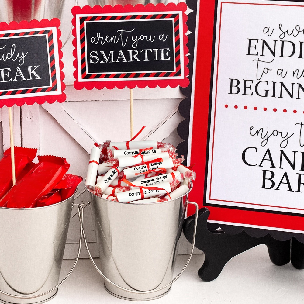 Personalized Diploma Design Graduation Set of 20 Candy Wrappers with ...