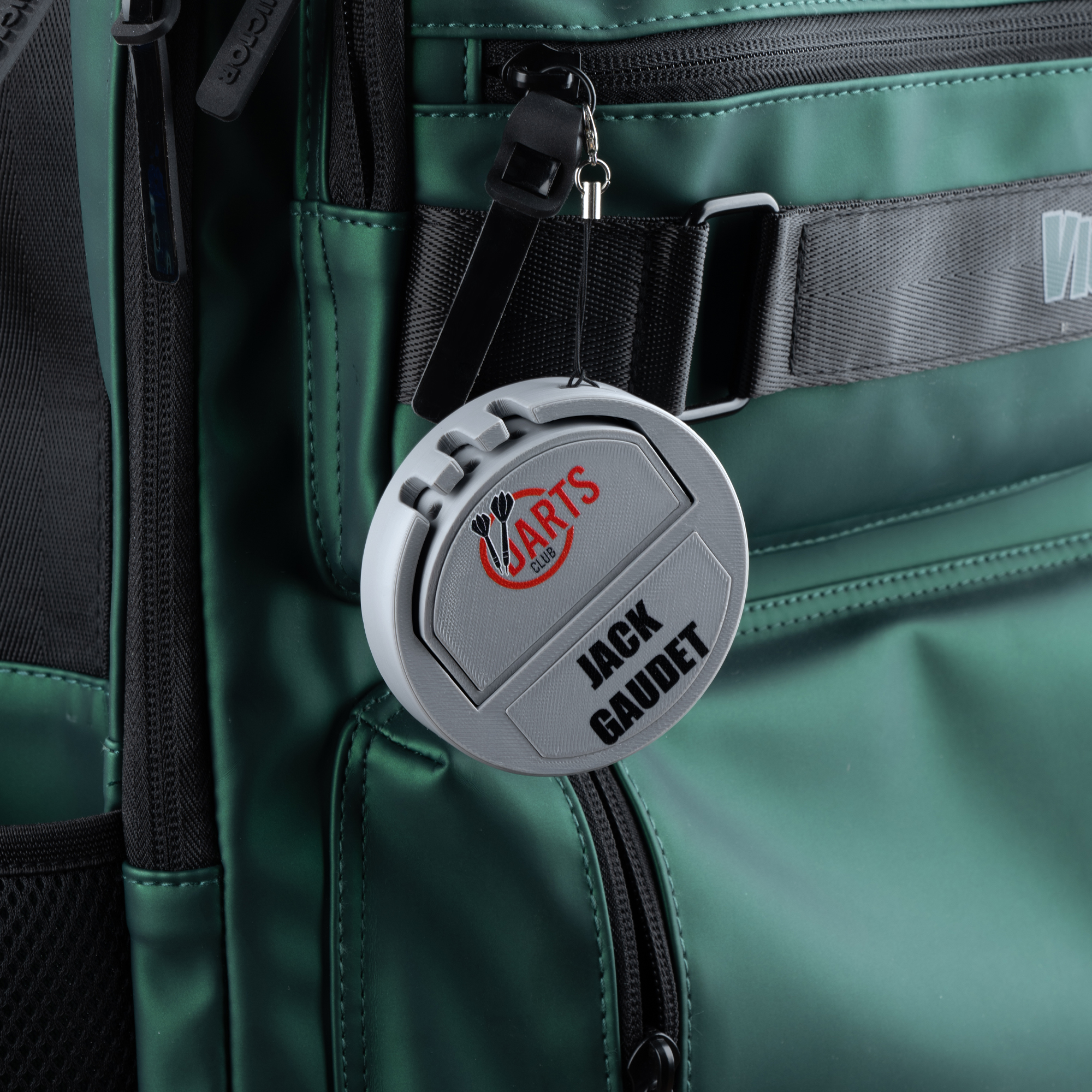 Personalized 3D Printed Logo Portable Pocket Dart Holder with Text and ...