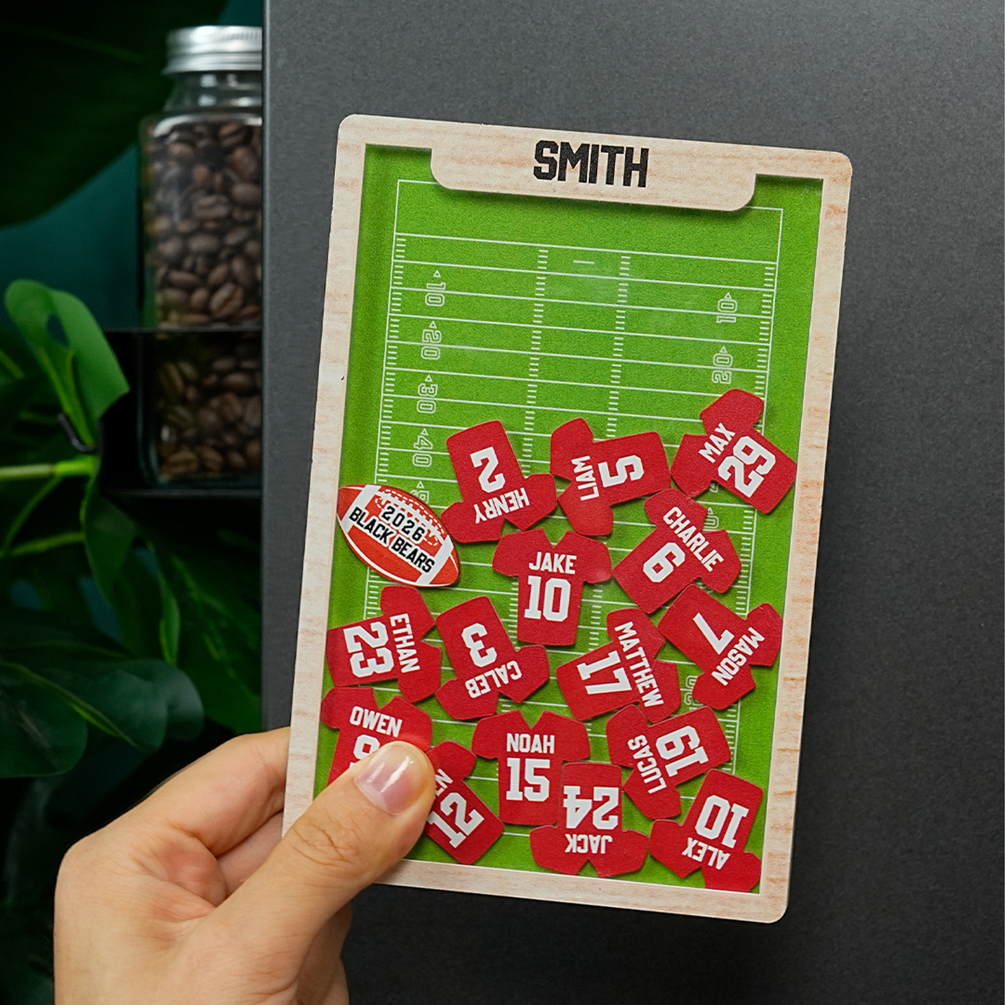 Personalized Basketball Football Soccer Sport Field Shaker Fridge ...