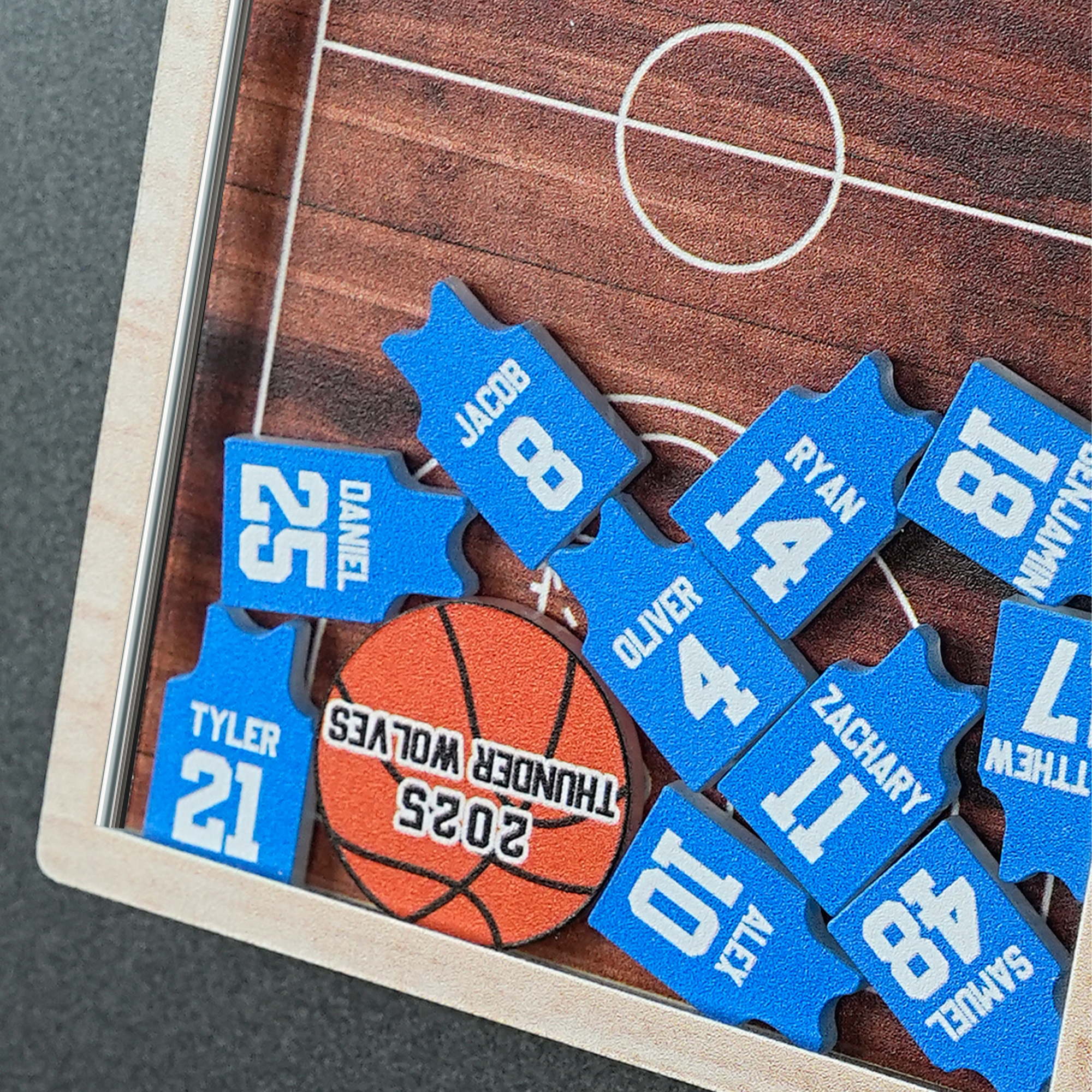 Personalized Basketball Football Soccer Sport Field Shaker Fridge ...