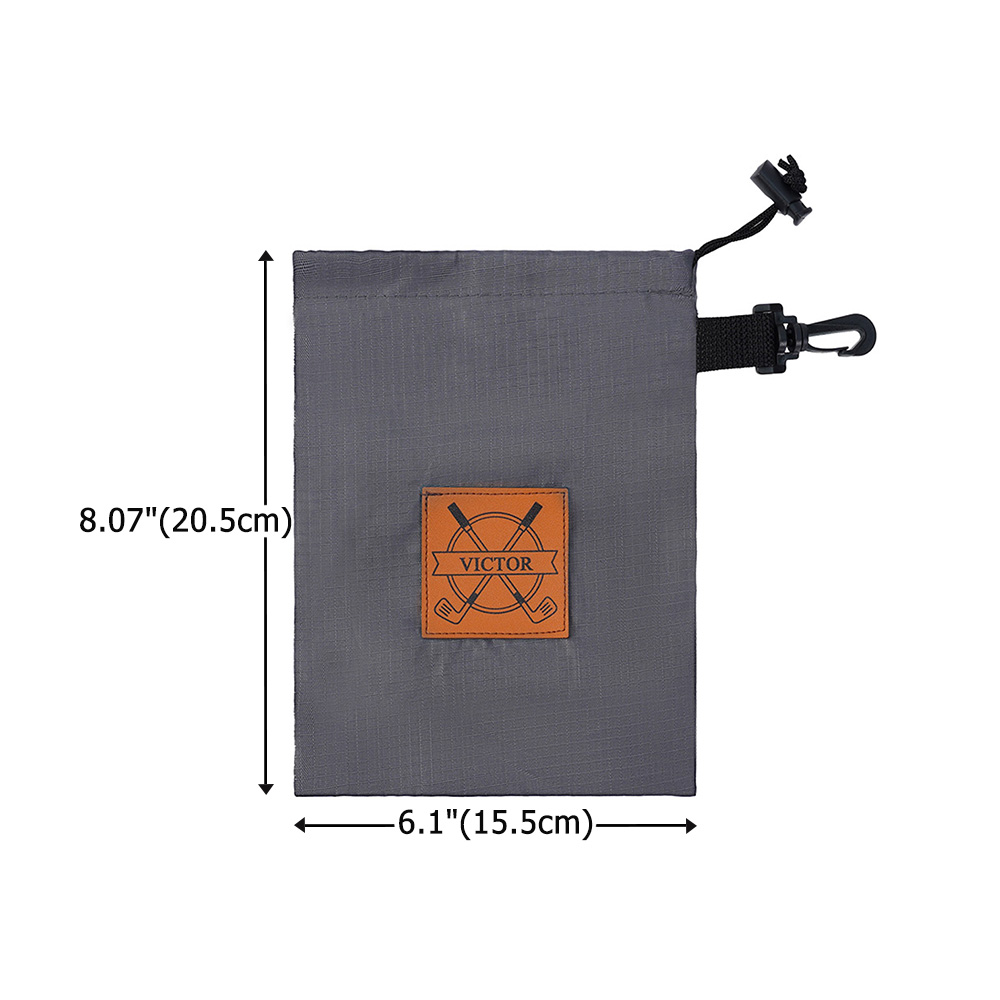 Personalized Golf Clubs Tees Design Golf Valuables Pouch with Name and ...