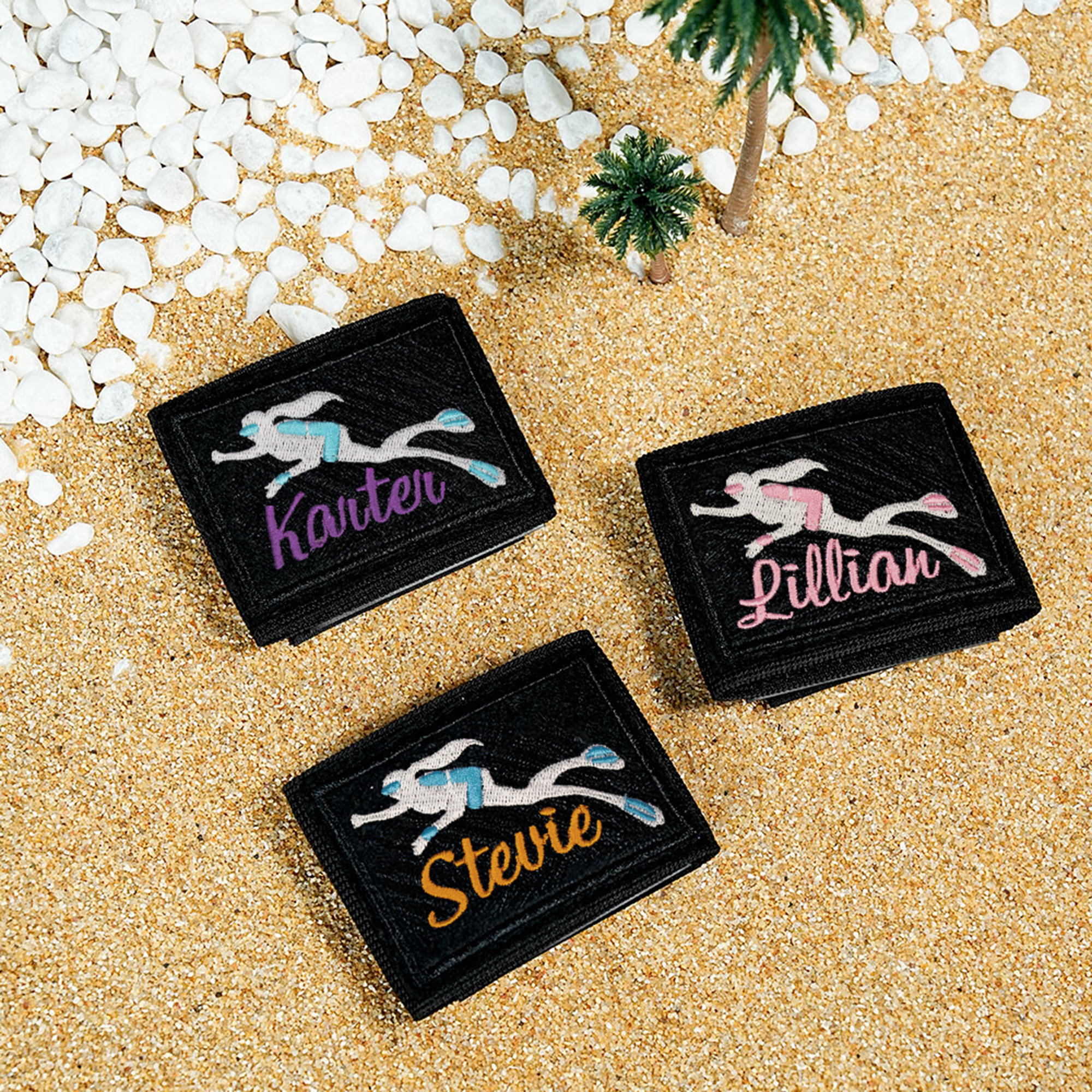 Personalized Multicolor Embroidered Scuba Diver Pattern BCD ...