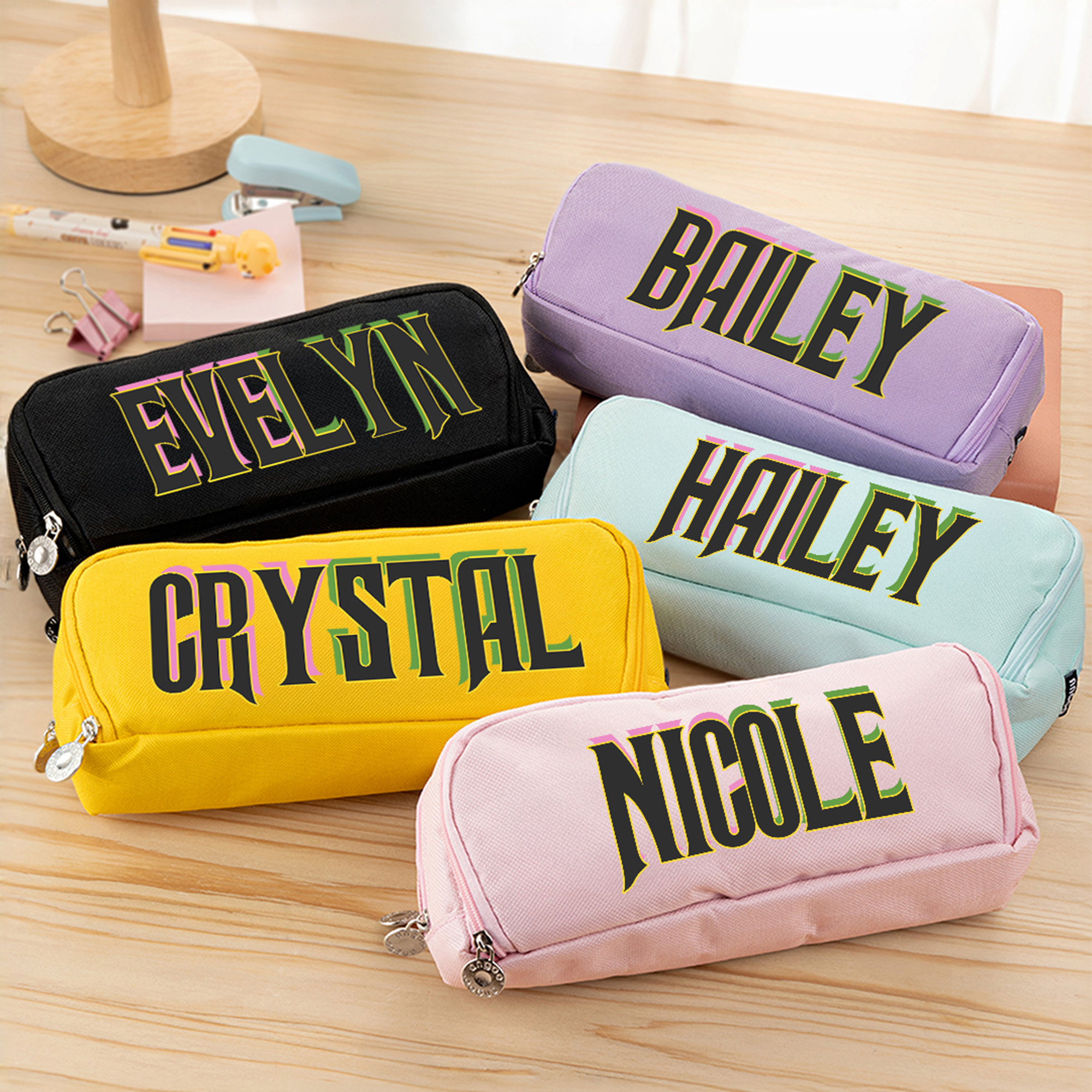 Personalised Wicked-Inspired Pencil Case with Name School Supplies Back ...