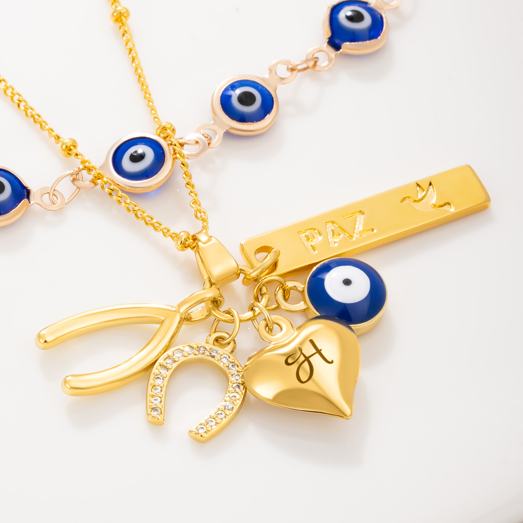 Colliers personnalisés avec nom et pendentif en forme de coeur Cadeau d ...