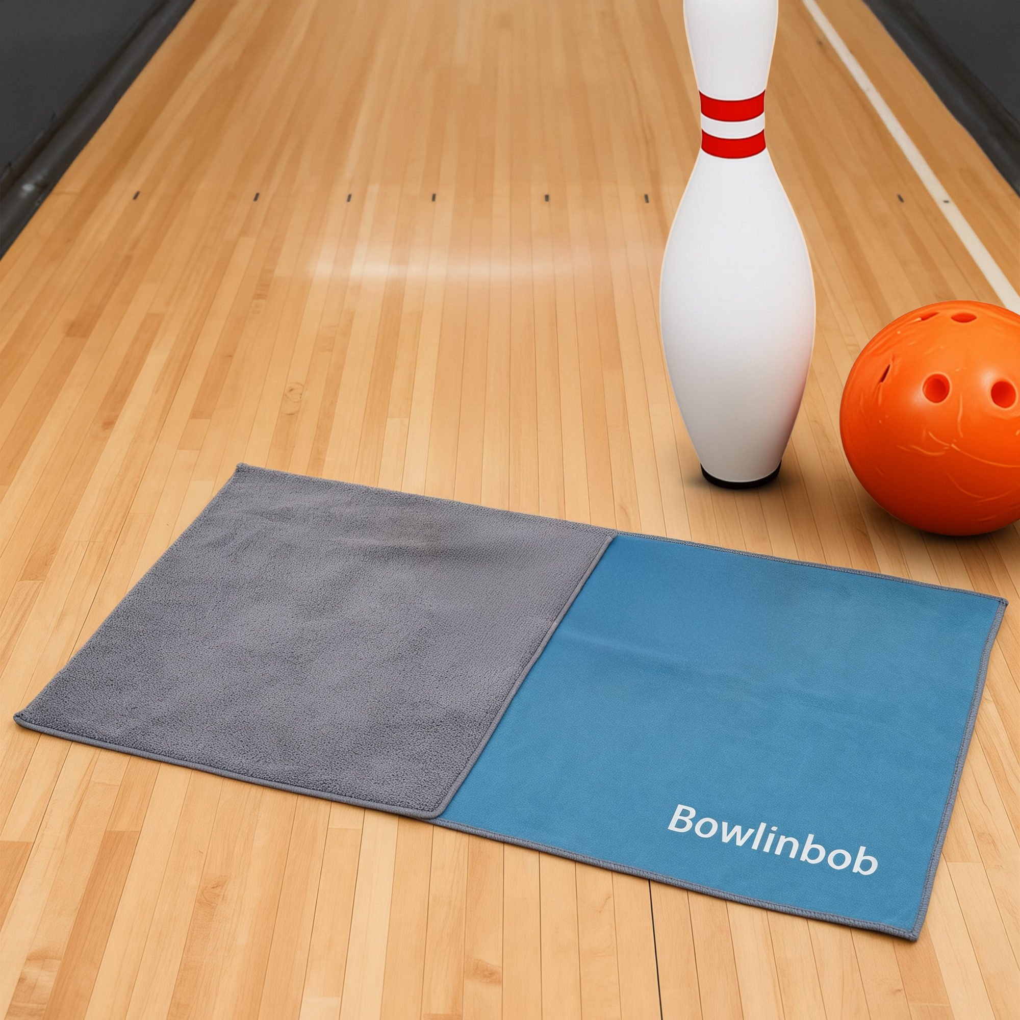 Personalised Text Photo Oil Removal Shammy Bowling Ball Cleaner Cloth ...