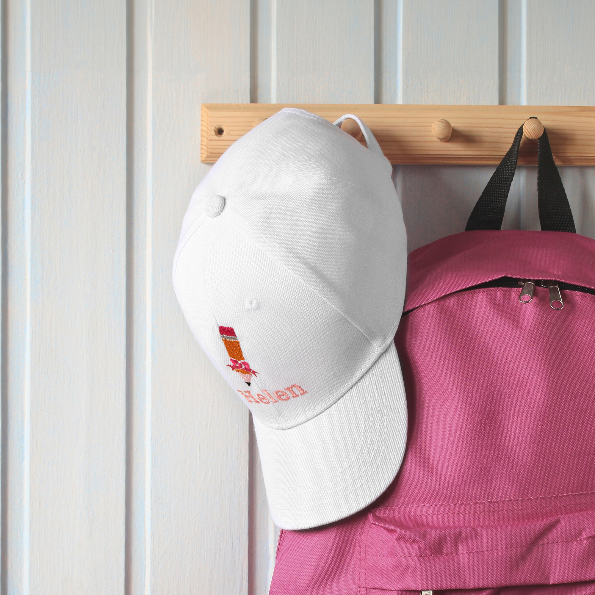 Gepersonaliseerde Multicolor Boek Potlood Apple Trucker Hat Baseball ...