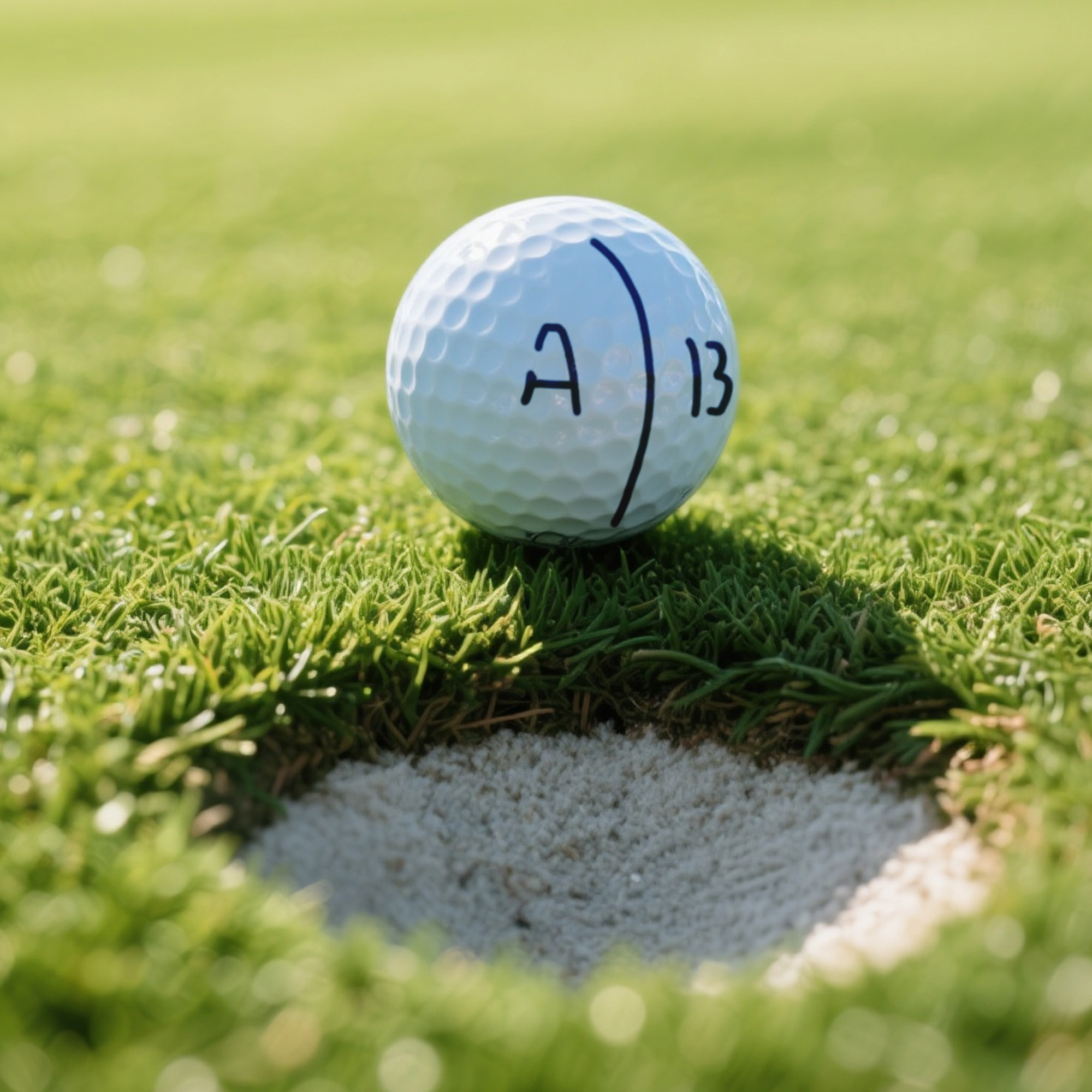Personalized Multicolour 3D Printed Initials Golf Ball Line Marker ...