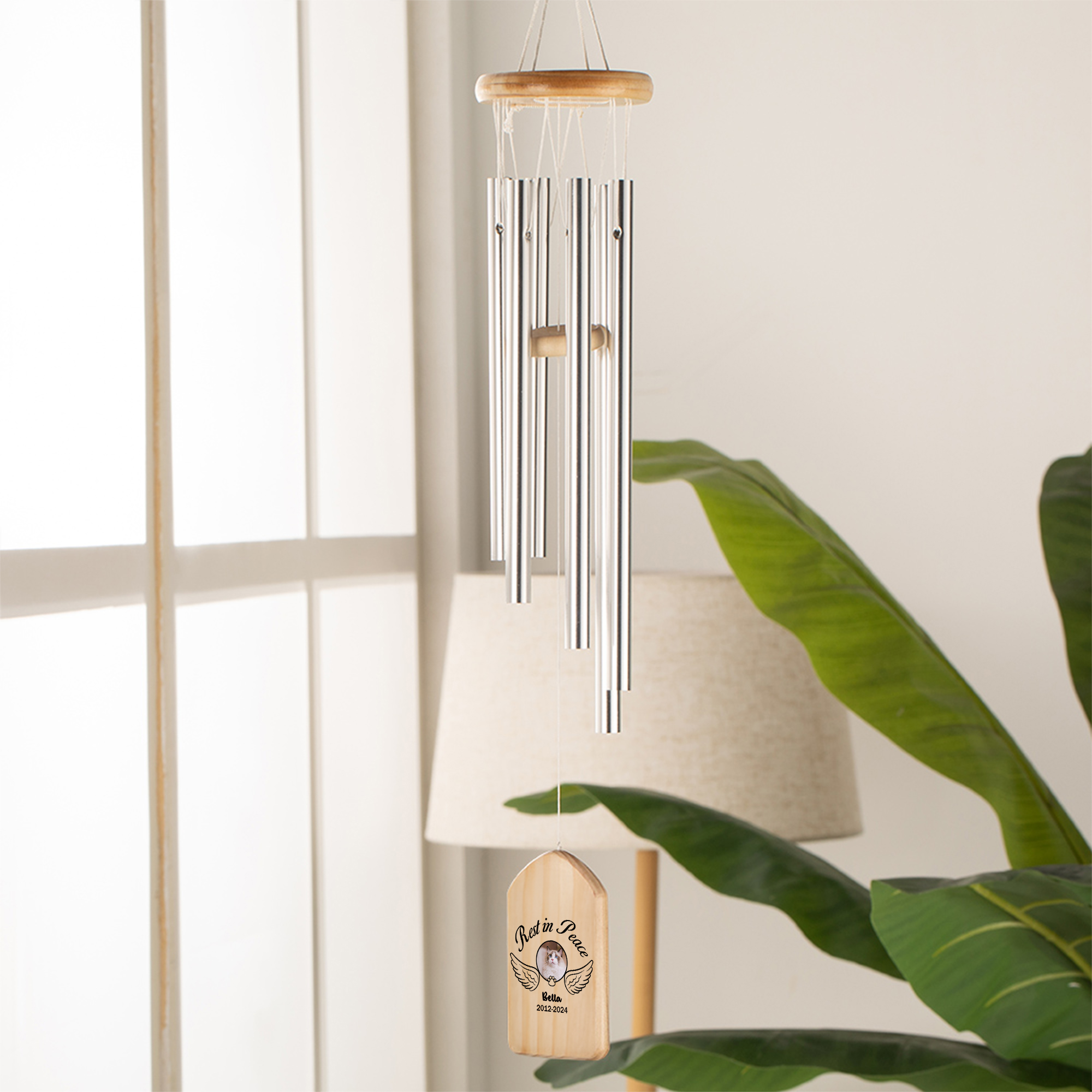 Carillons personnalisés avec texte et date Décoration de jardin Cadeau ...