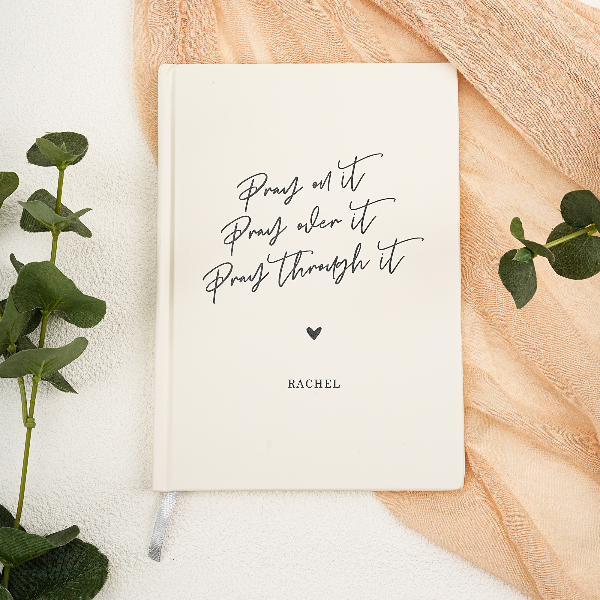 Personalized Pray on It Prayer Devotional Journal with Name Bible Study ...