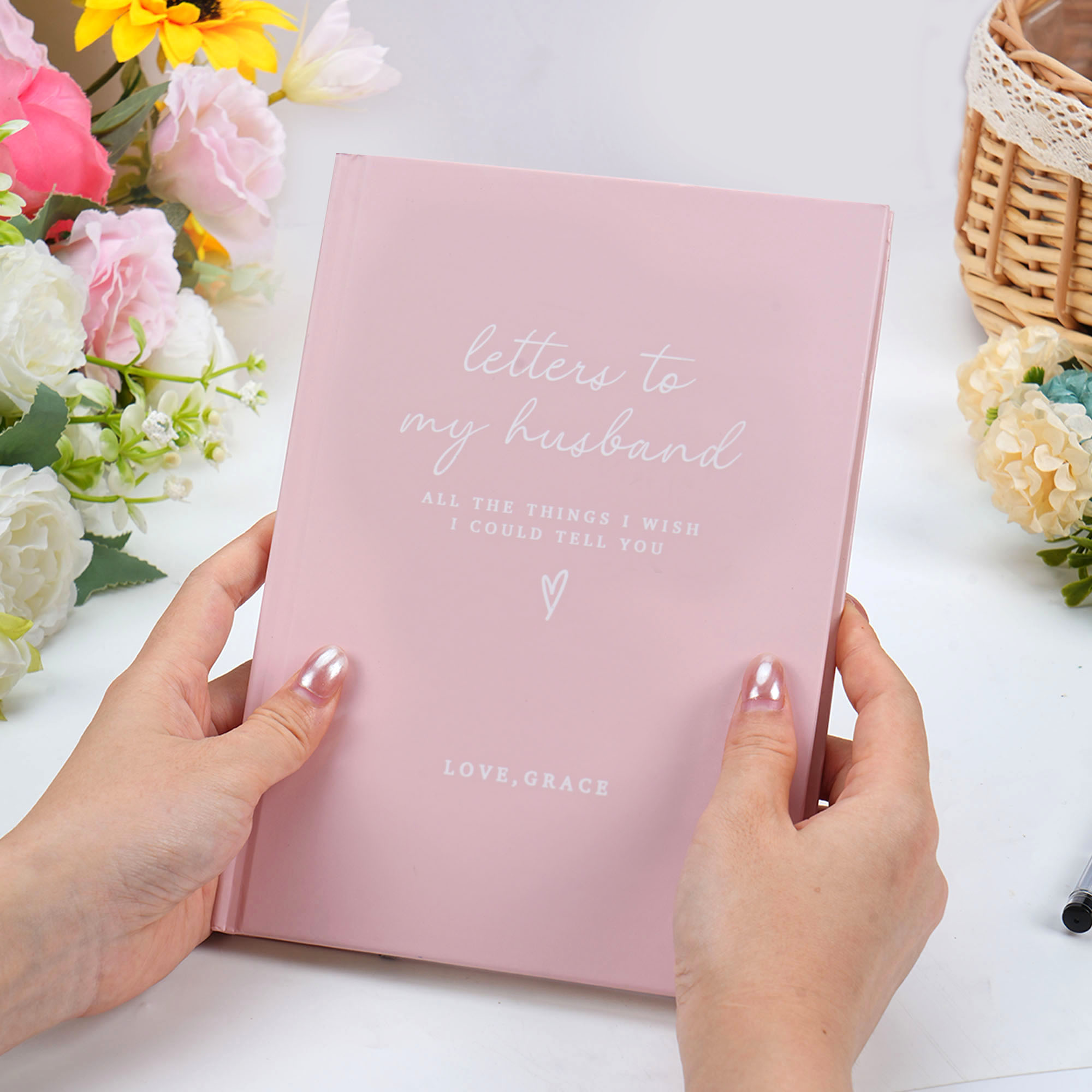 Personalised Letter to Family A5 Grief Journal Notebook with Name and ...