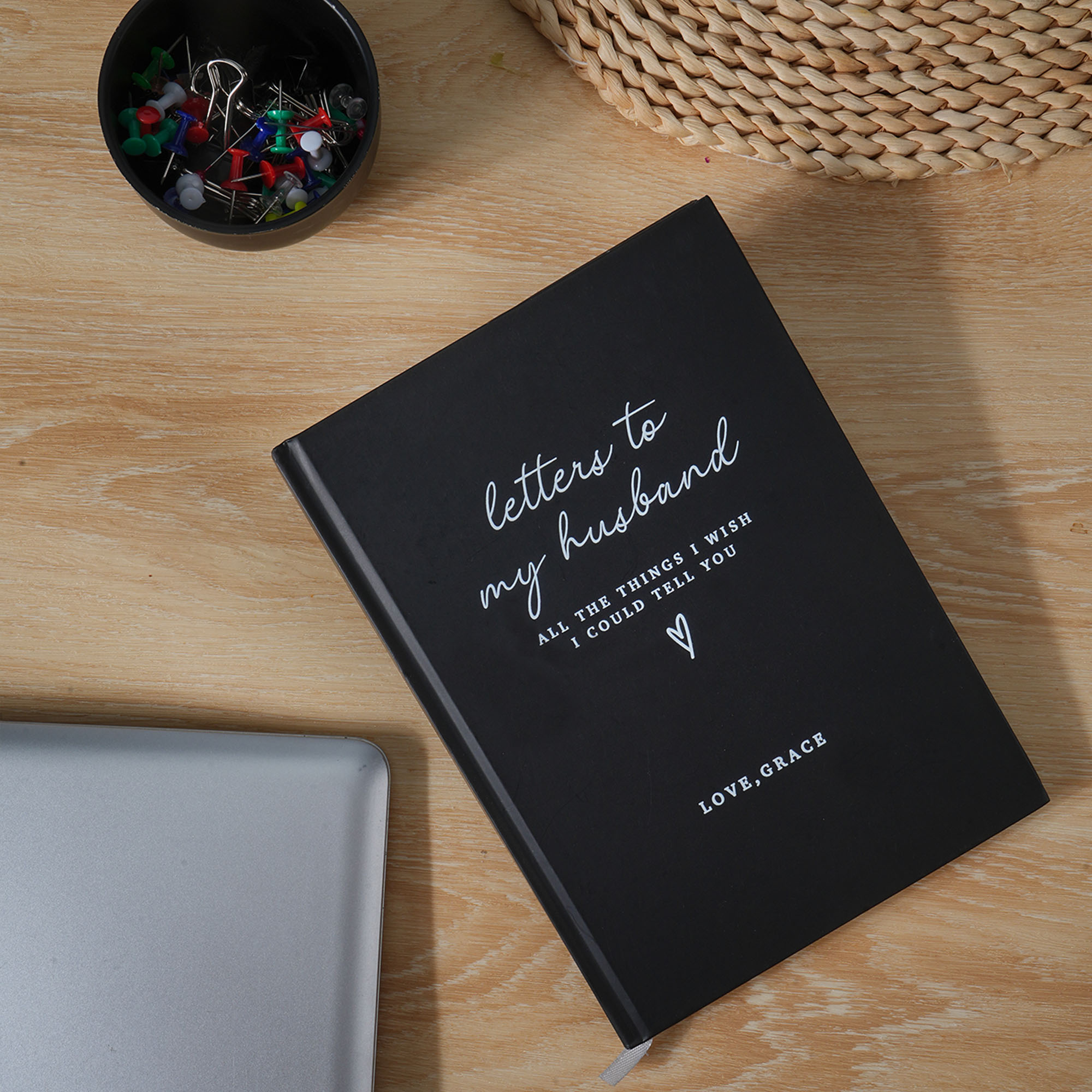 Personalised Letter to Family A5 Grief Journal Notebook with Name and ...