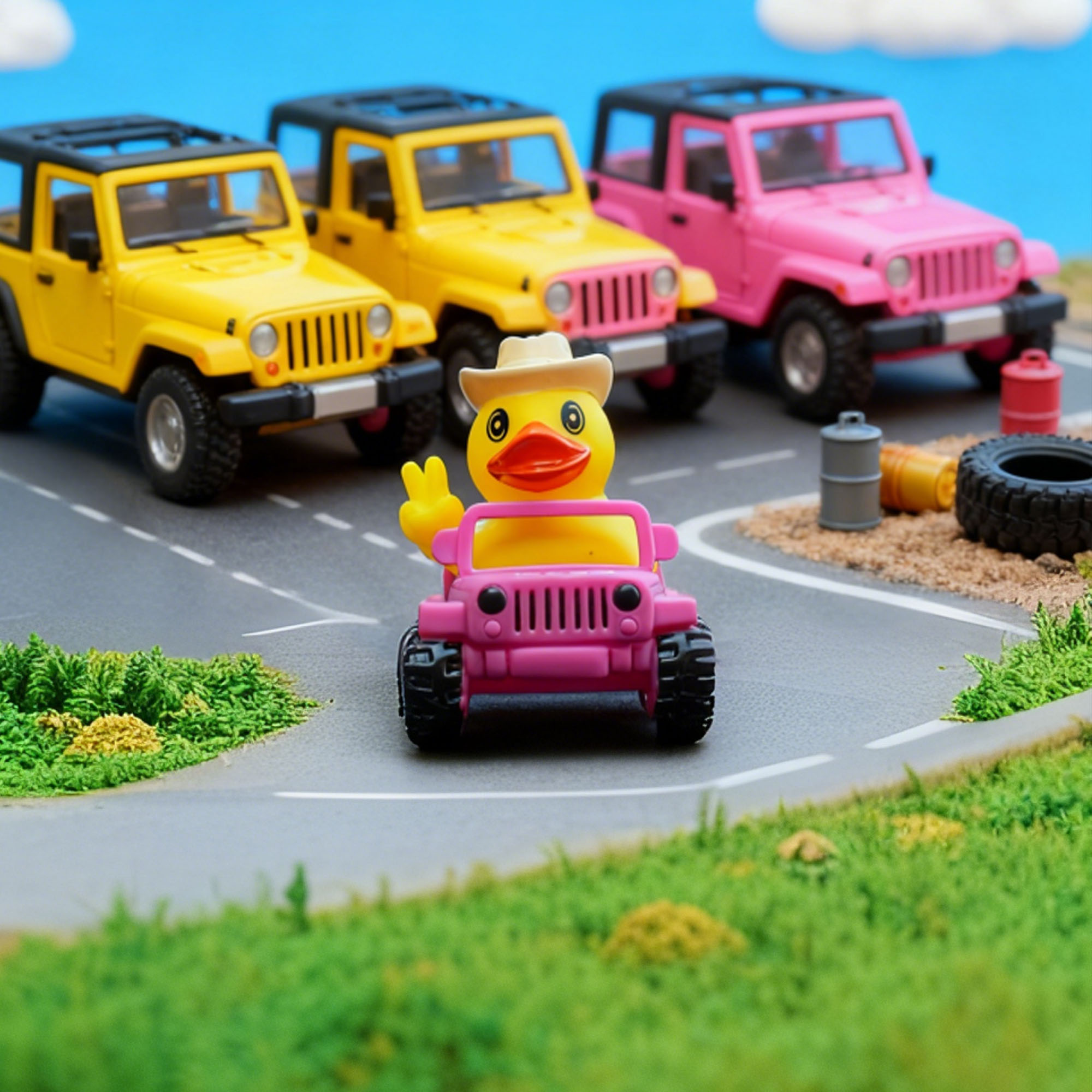 Personalized Cute Mini Jeep Rubber Duck with Name Interesting Car ...