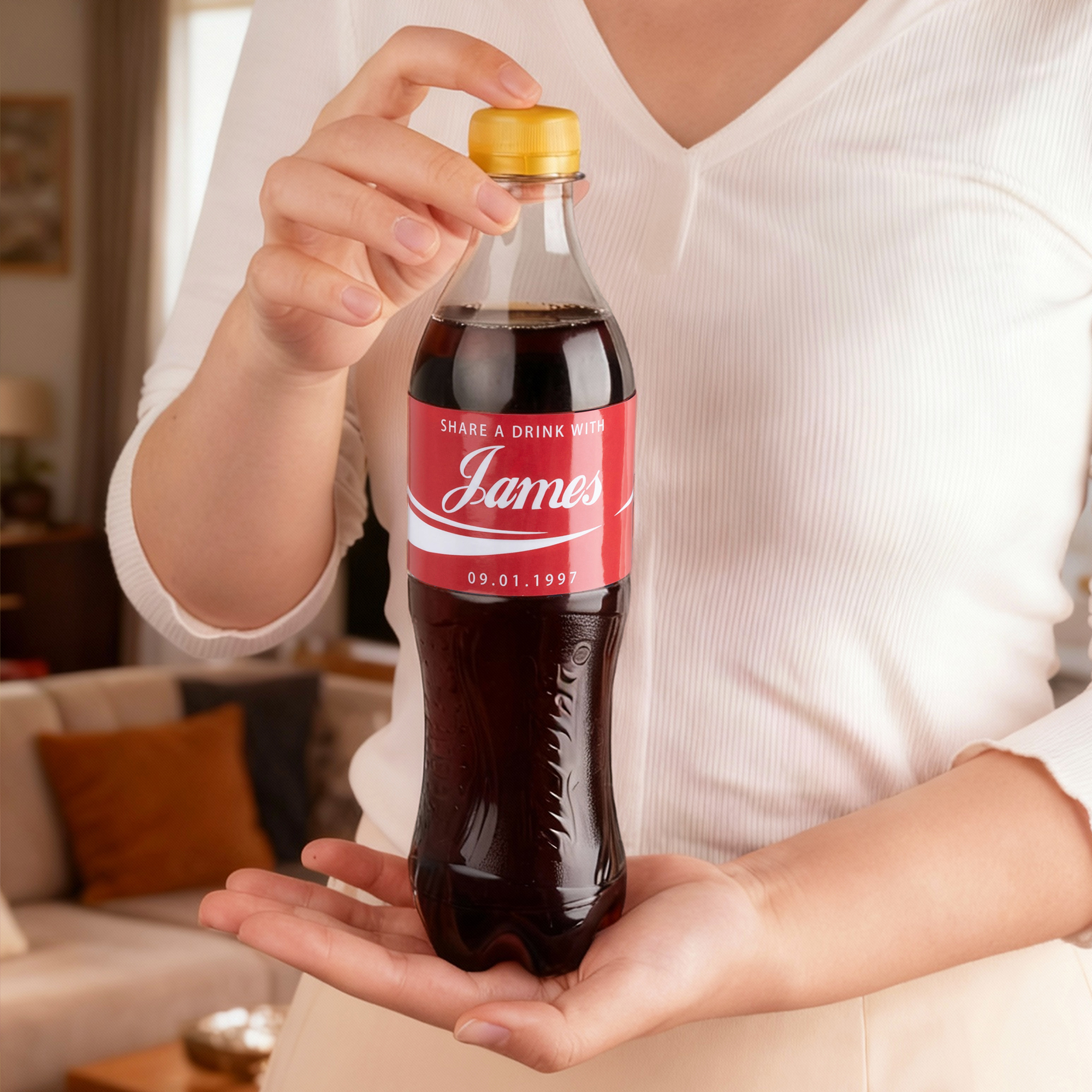 Personalized Inspired Cola Stickers Bottle Labels with Name and Text ...
