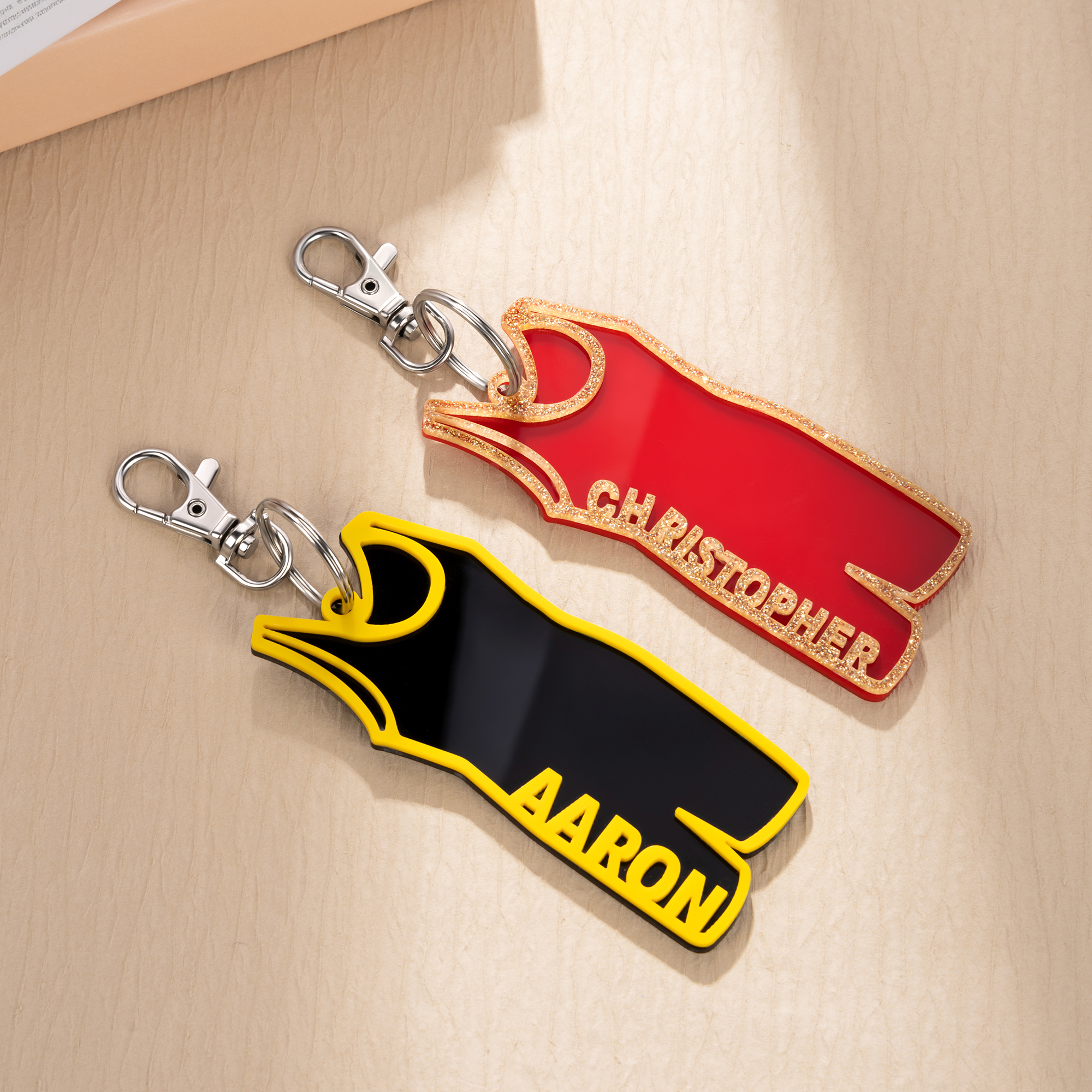 Personalized Wrestling Singlet Design Sport Bag Tag Keychain with Name ...