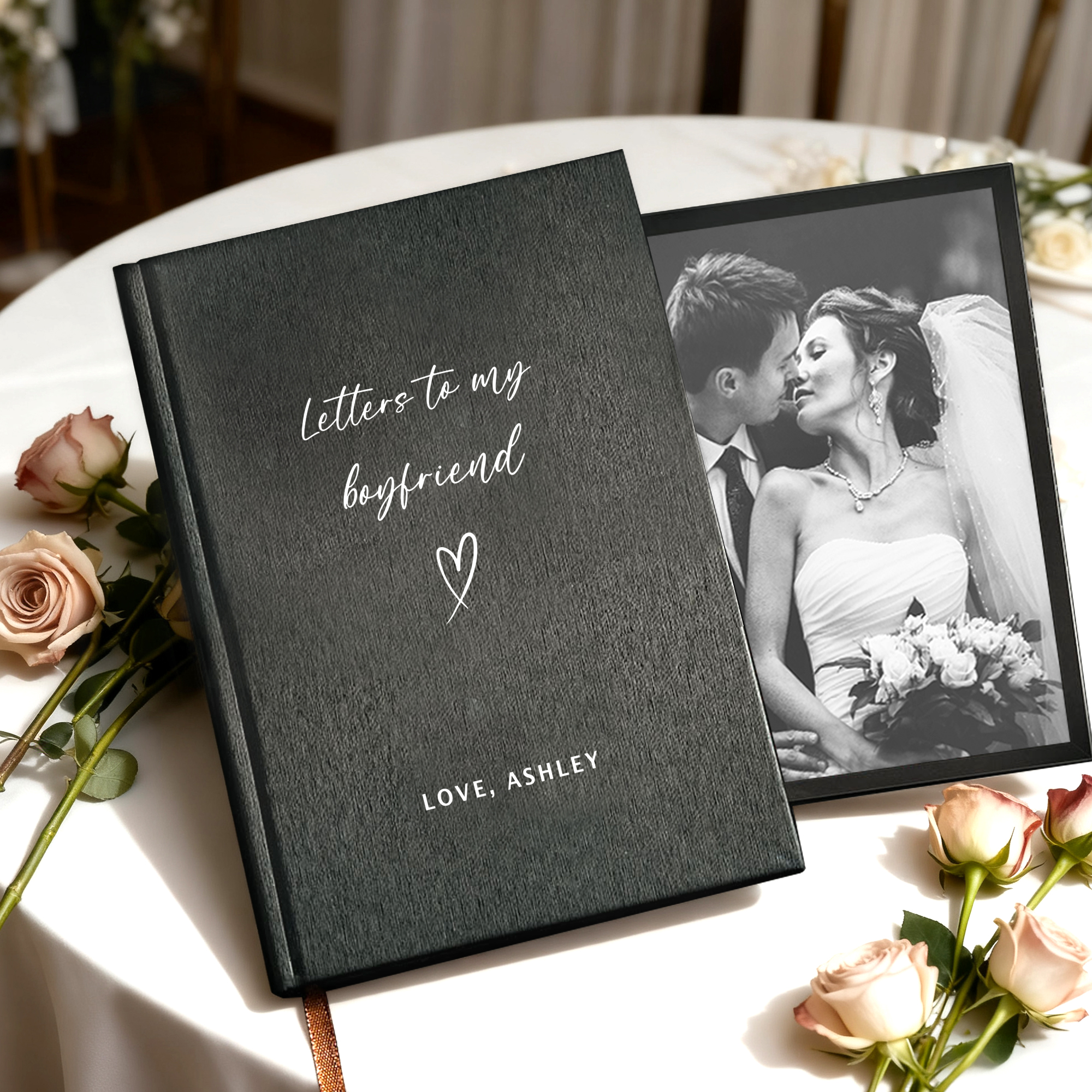 Personalised Letters to the Bride Couple A5 Journal Notebook with Name ...
