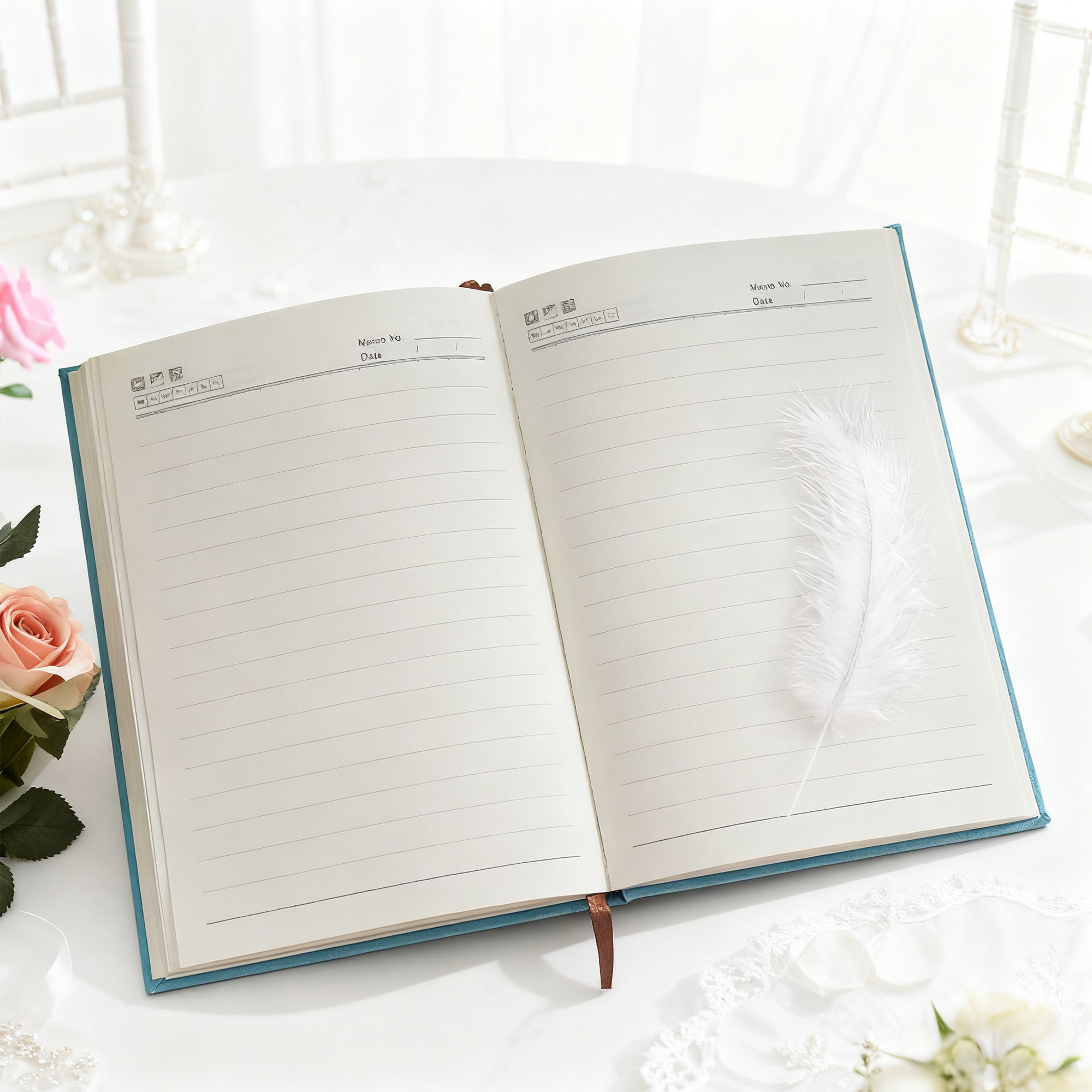 Personalized Letters to the Bride Couple A5 Journal Notebook with Name ...