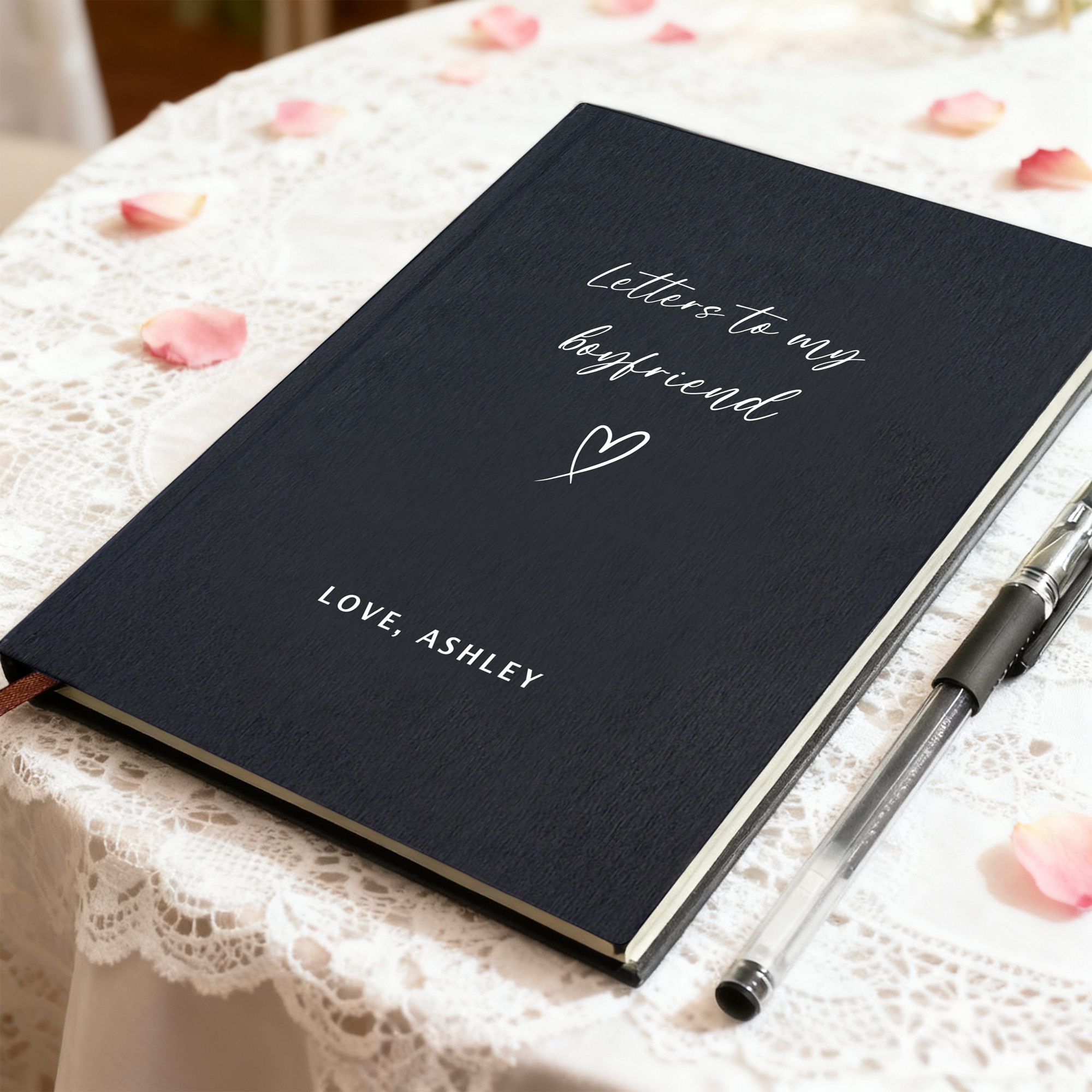 Personalized Letters to the Bride Couple A5 Journal Notebook with Name ...