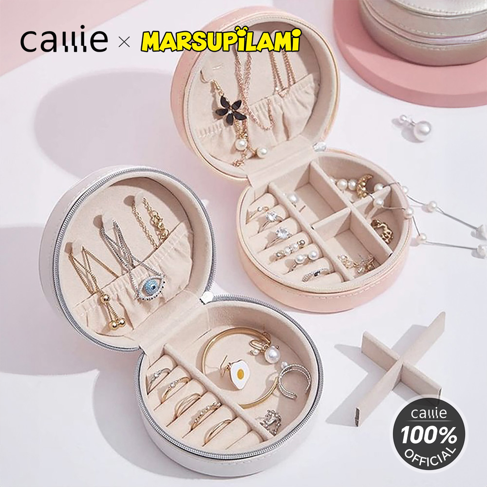Personalized Cute Long-Tailed Marsupilami PU Leather Jewellery Box with ...