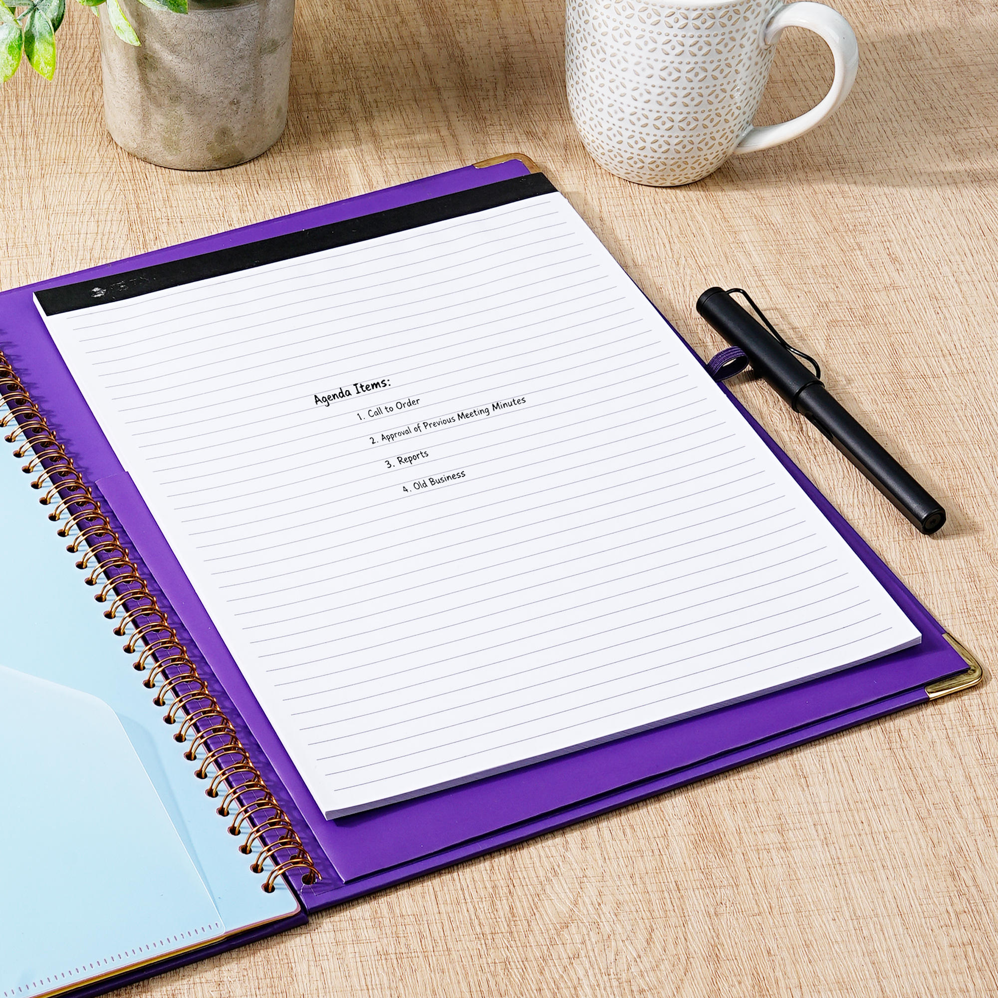 Personalized Multicolour A4 Clipboard with Title PP Inner Page and ...