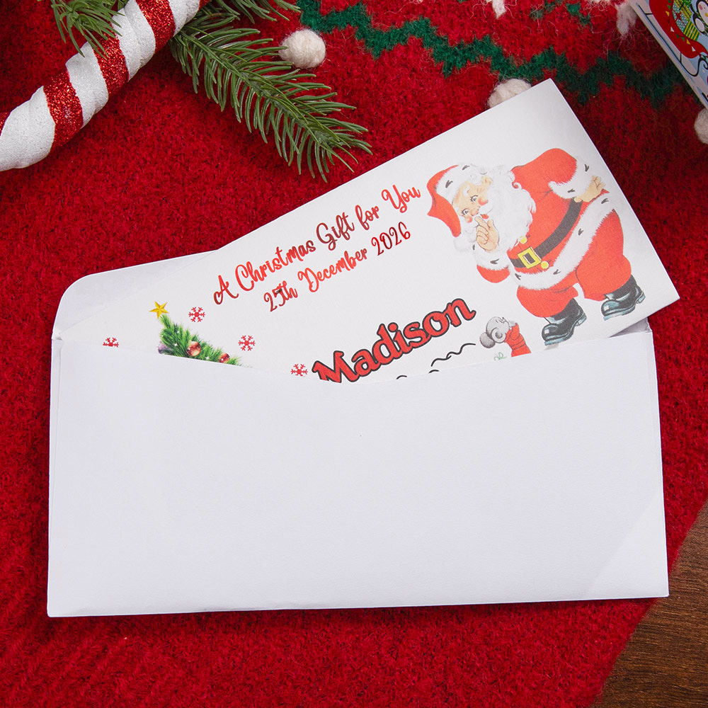 A Joyful Christmas Envelope of Surprise - Custom Christmas Money Wallet ...
