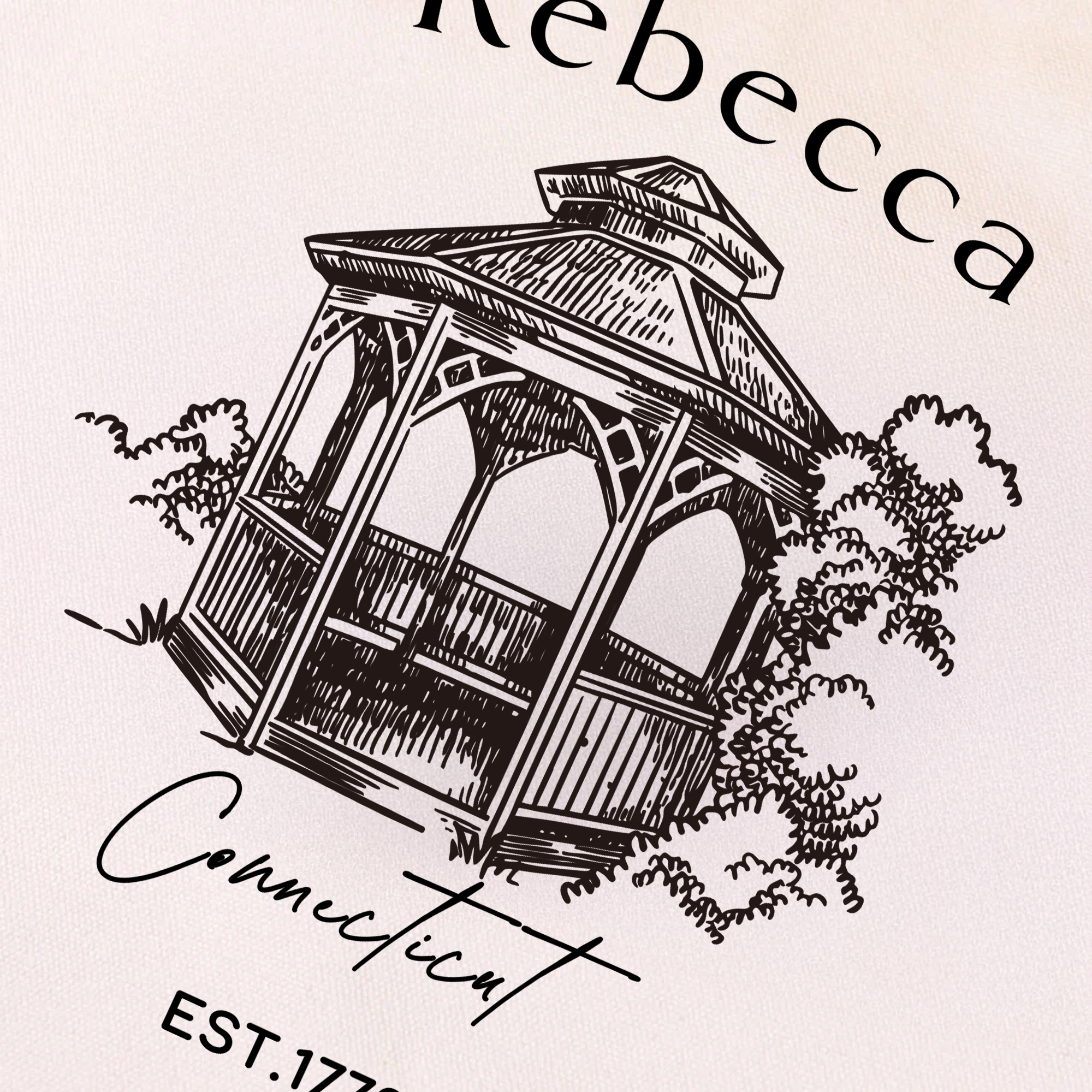 Personalized Gilmore Girls Stars Hollow Gazebo Large Capacity Tote Bag ...