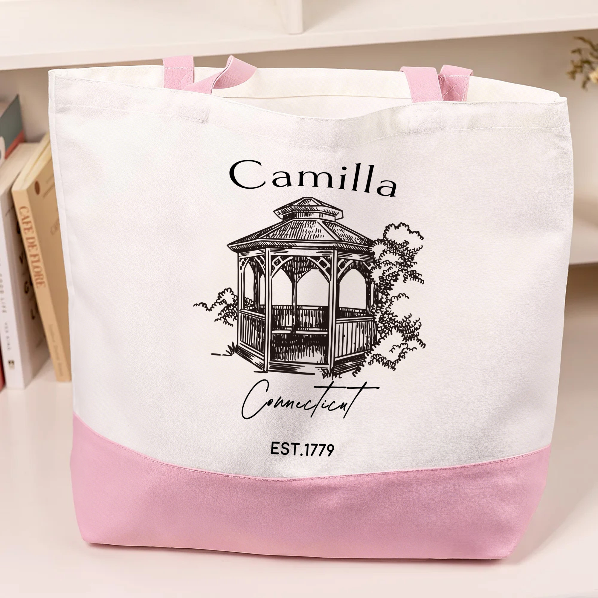 Personalized Gilmore Girls Stars Hollow Gazebo Large Capacity Tote Bag ...