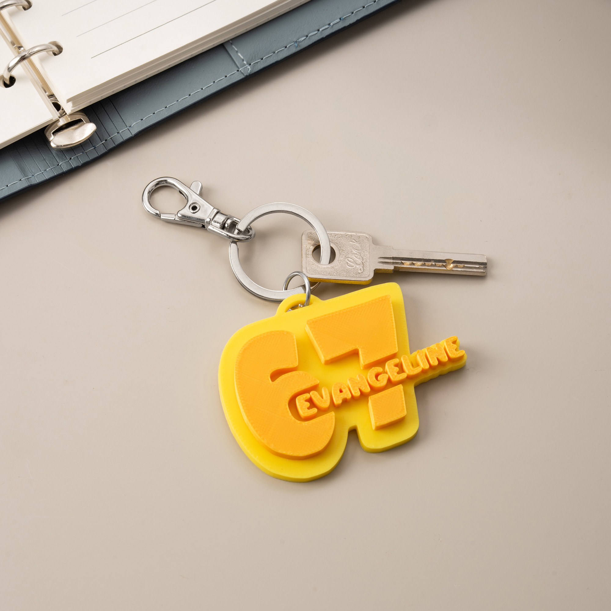 Personalised 3D-Printed Six Seven Multicolor Keychain with Name ...