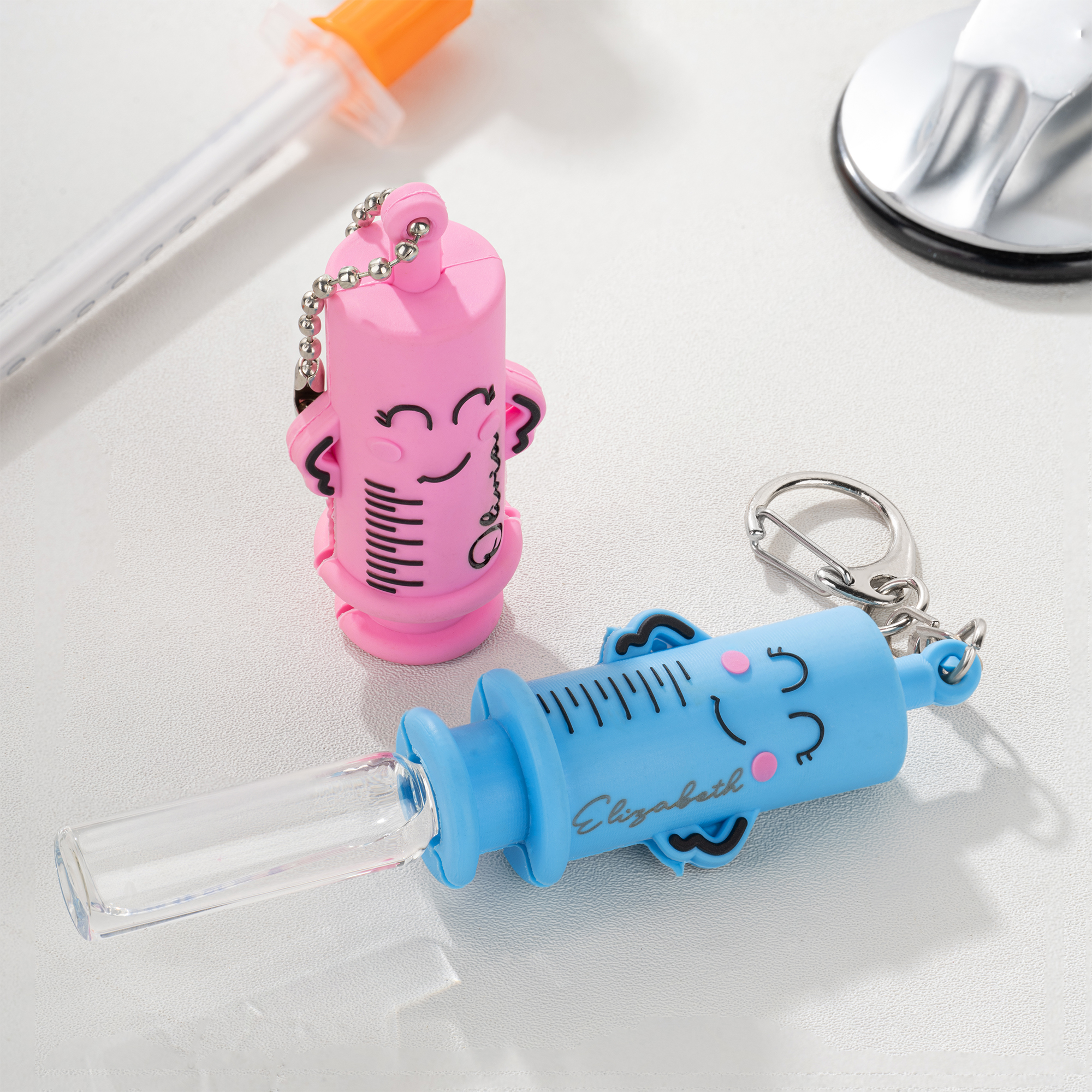 Personalised Playful Syringe Design Ampoule Opener Breaker with Metal ...