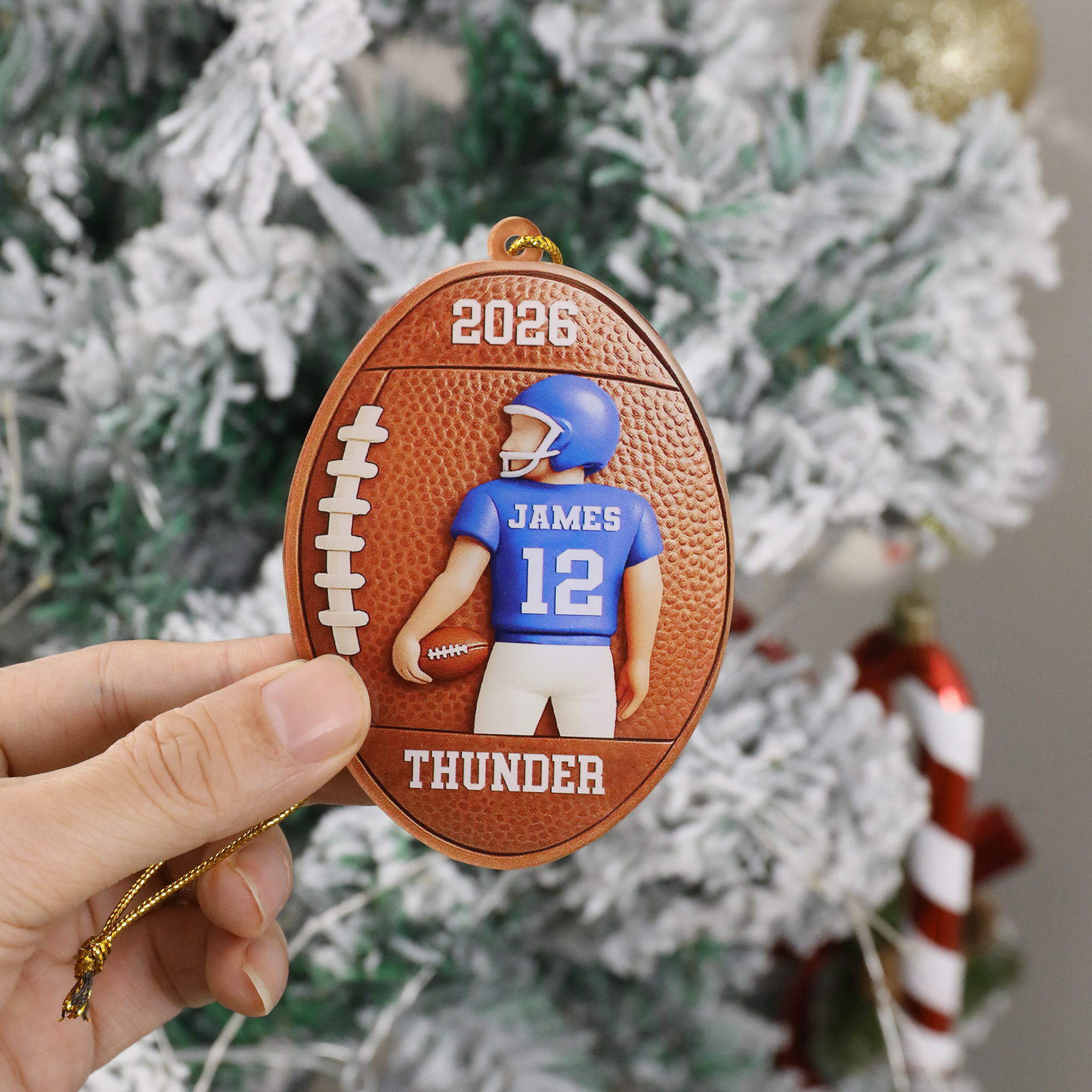 Personalisierte Fußballspieler Acryl Schlüsselanhänger mit Namen und ...