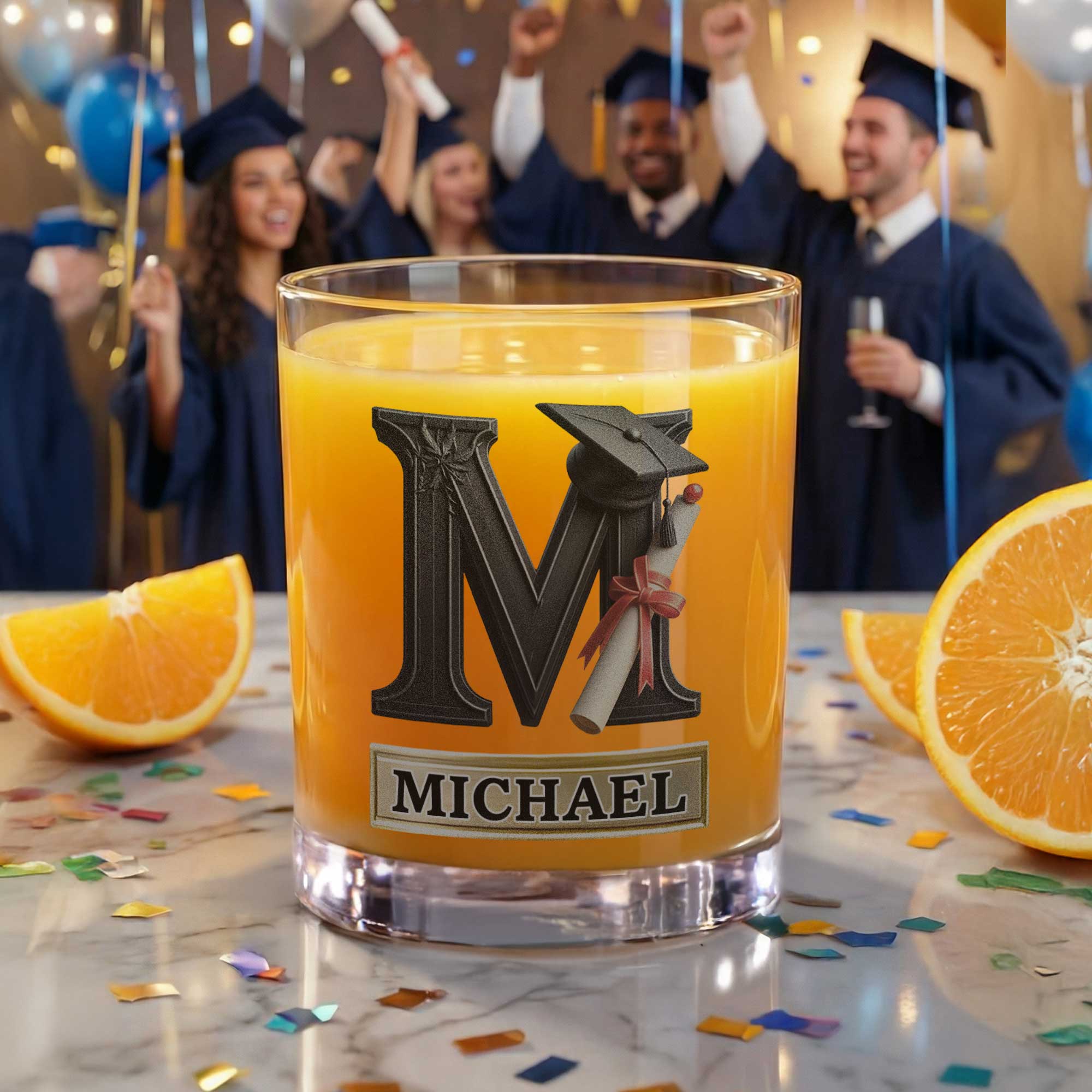 Verre à whisky 10 oz avec nom Cadeau de fin d'études pour les diplômés ...