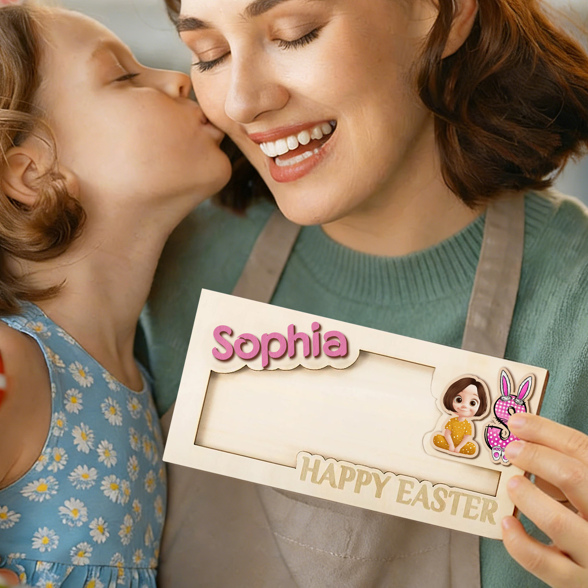 Personalisierte Cartoon-Charakter hölzerne Geld Halter mit Namen und ...