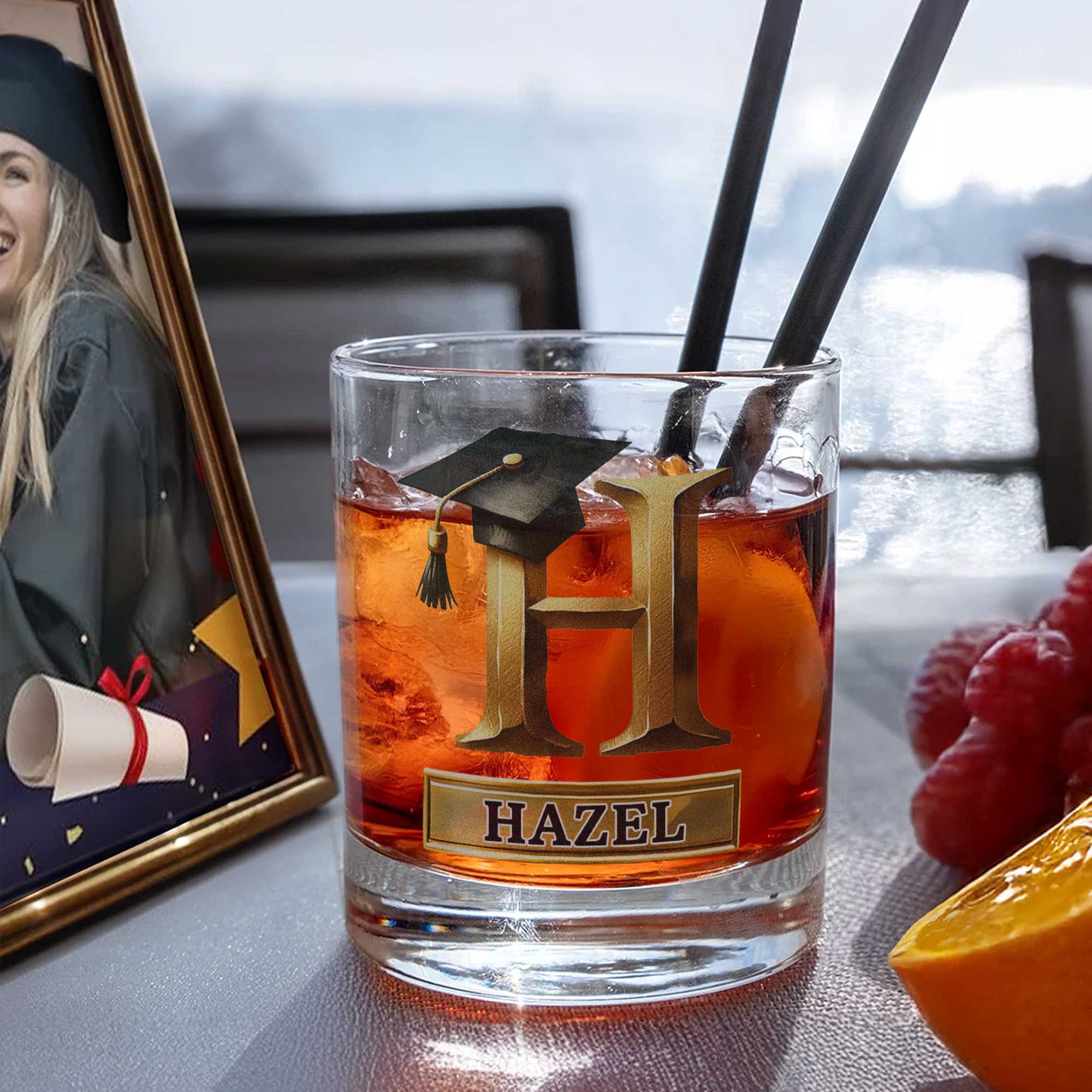 Verre à whisky 10 oz avec nom Cadeau de fin d'études pour les diplômés ...