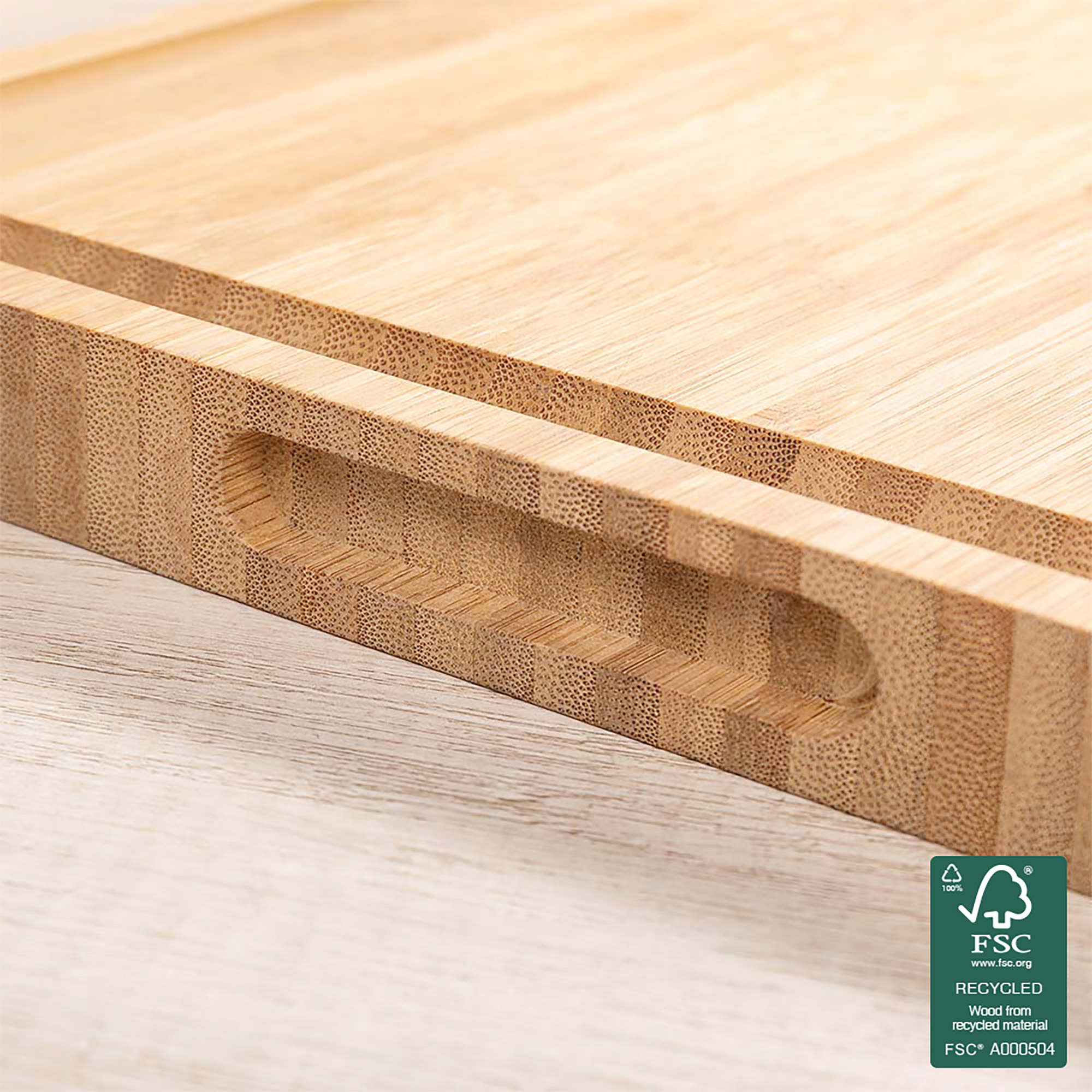 Personalised Retro Garland FSC Charcuterie Bamboo Cutting Board with ...