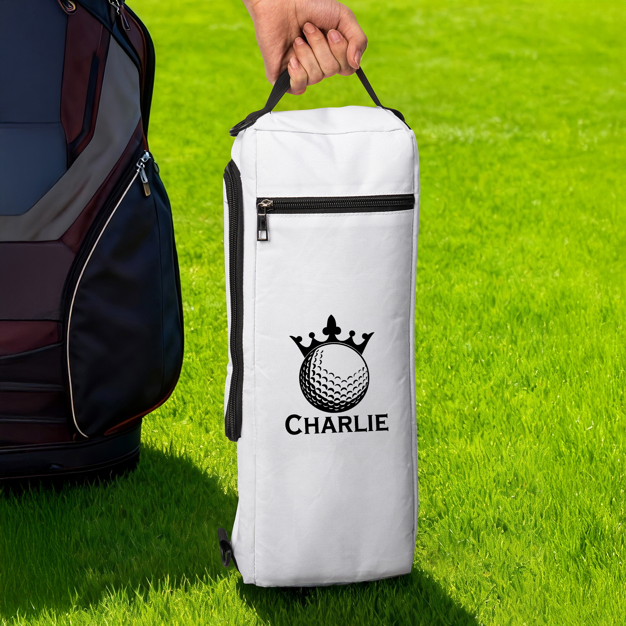 Personalized Golf Clubs Monogram Insulated Beer Cooler Bag with Name ...