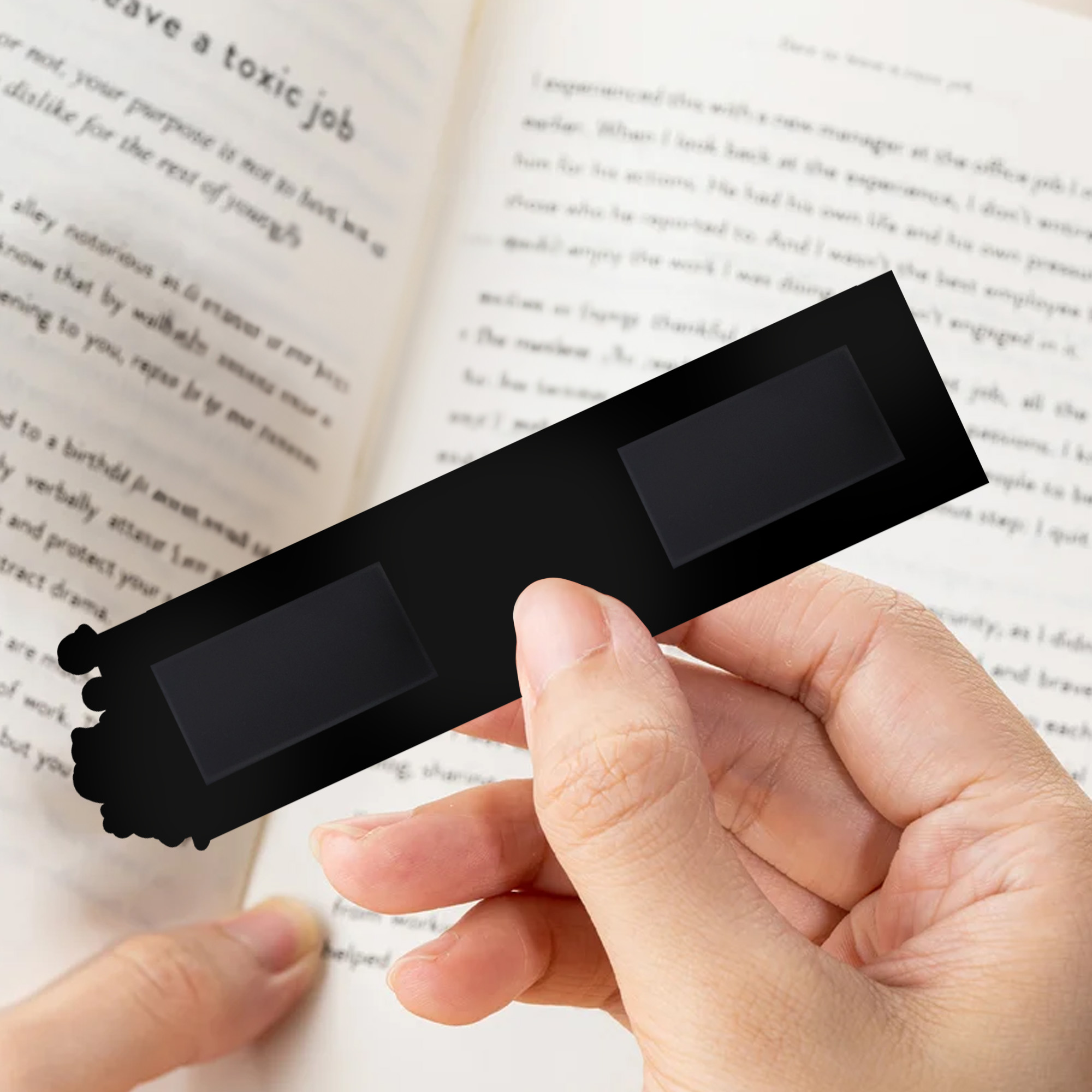 Personalized Cartoon Reading Character Ruler Design Magnetic Bookmark ...