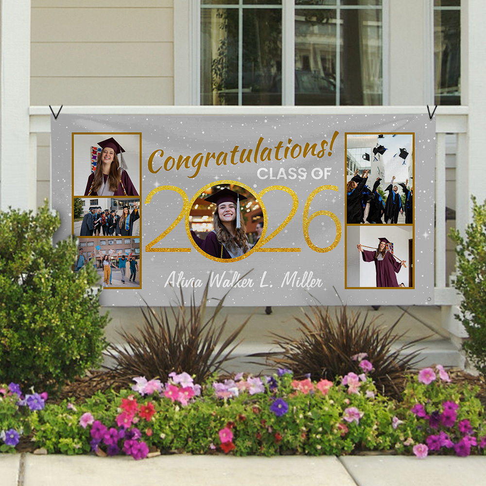 Personalized Congratulations Class of 2026 Graduate Photo Collages ...
