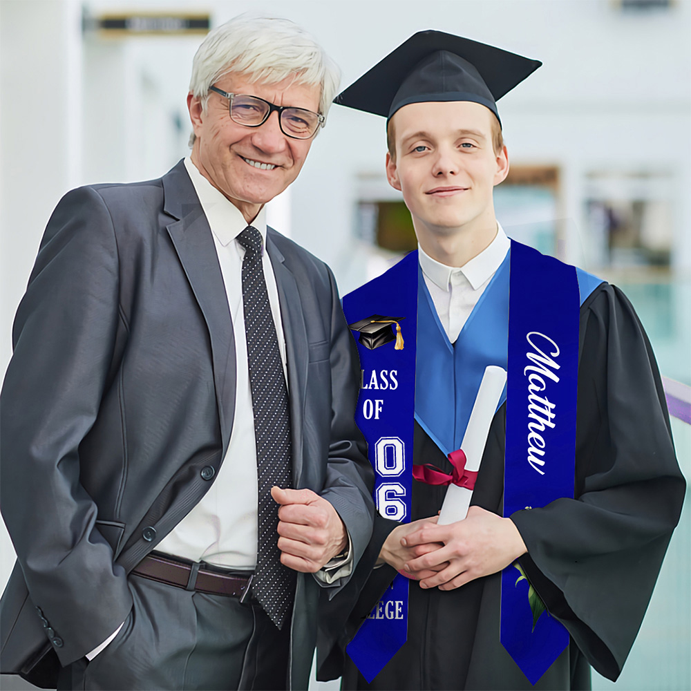 Etole de graduation personnalisée avec nom et année de graduation Class ...